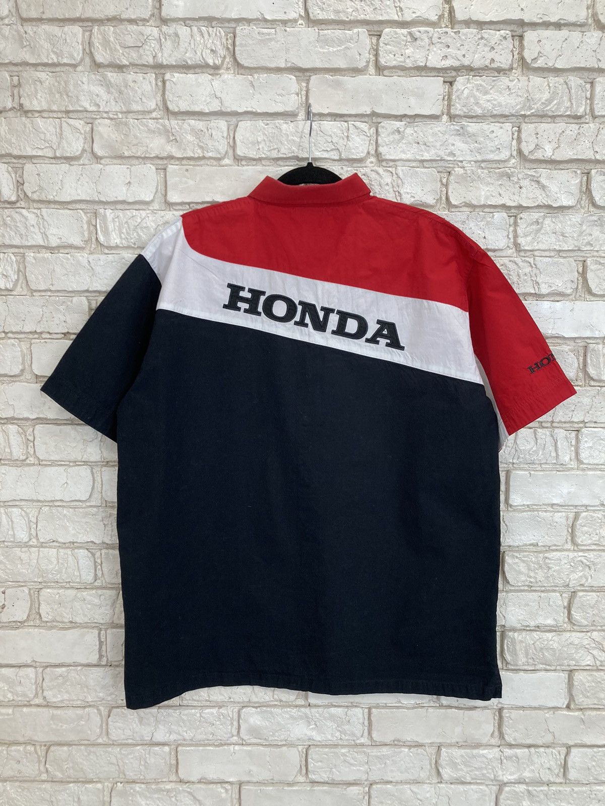 Honda Vintage Honda Racing Buttons up Shirt | Grailed