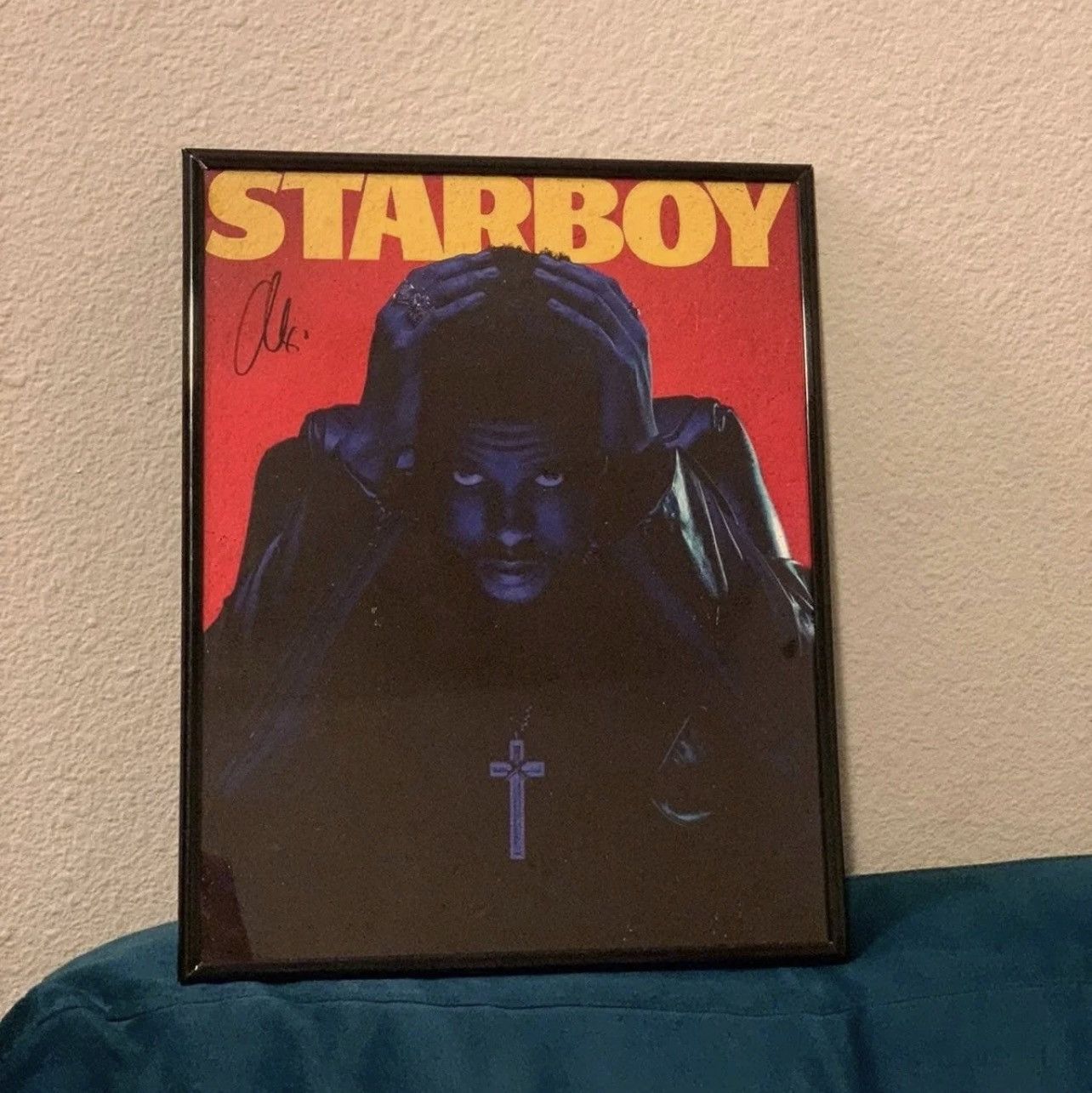 The Weeknd The Weeknd Starboy signed litho | Grailed