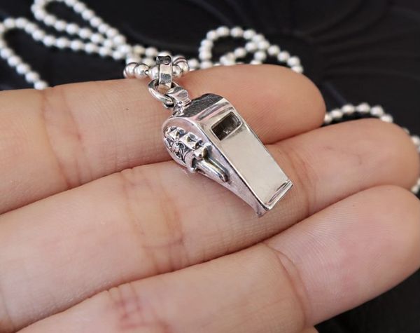 Chrome Hearts Whistle dagger necklace | Grailed