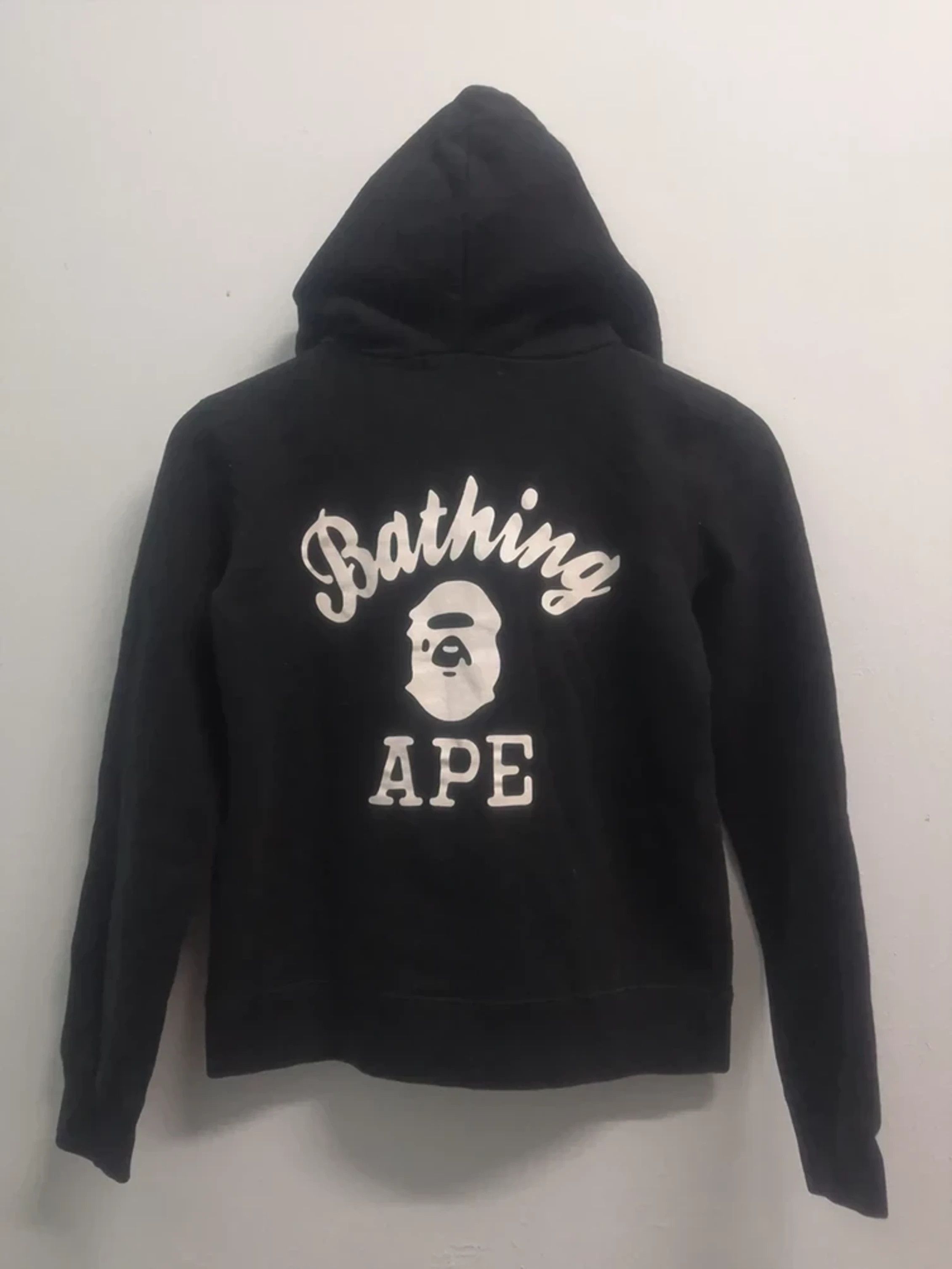 Bape A Bathing Ape BAPE Sweatshirt Hoodie Big Head Logo | Grailed
