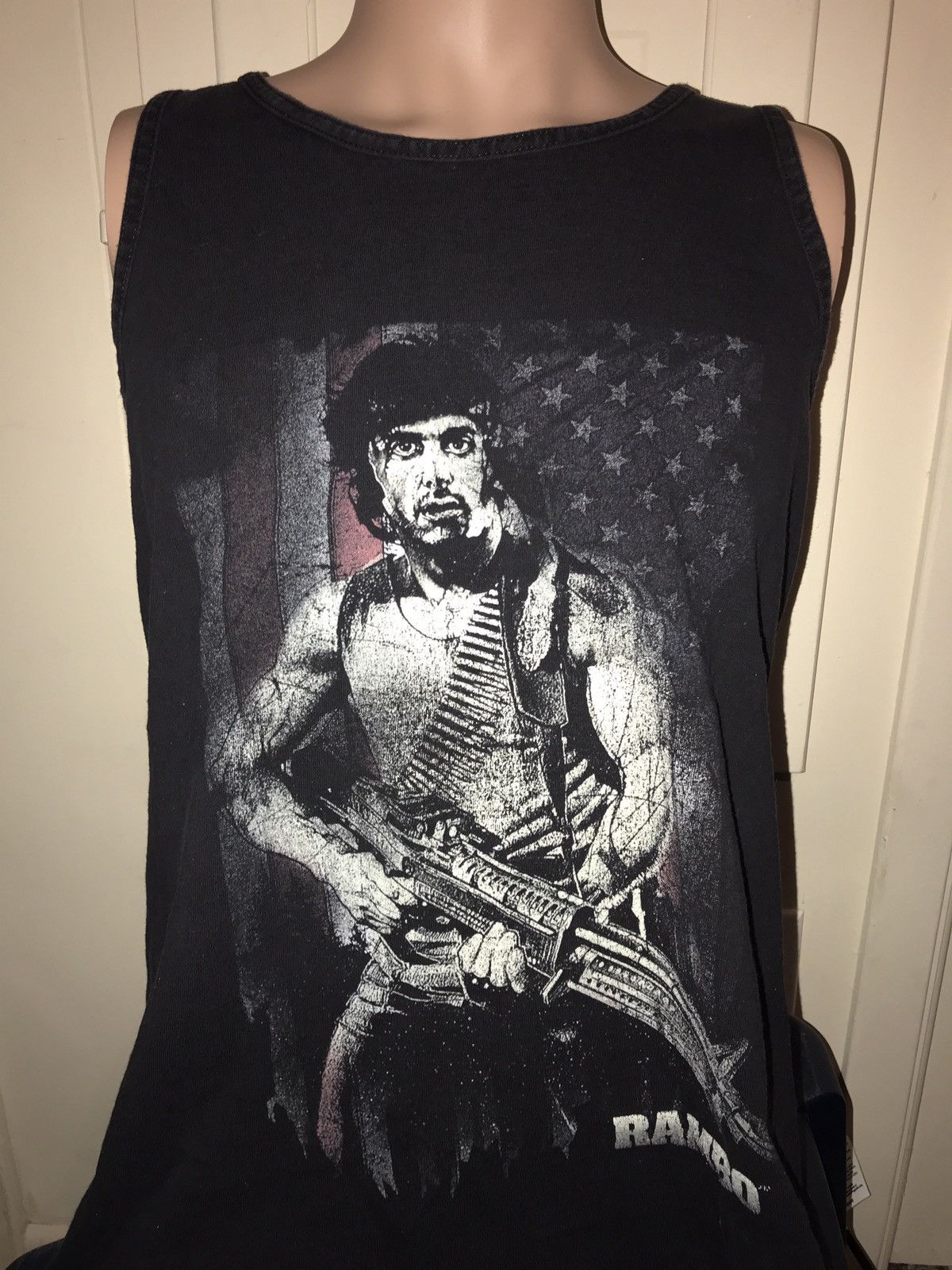 Alstyle Rambo First Blood Movie Promo Tank | Grailed
