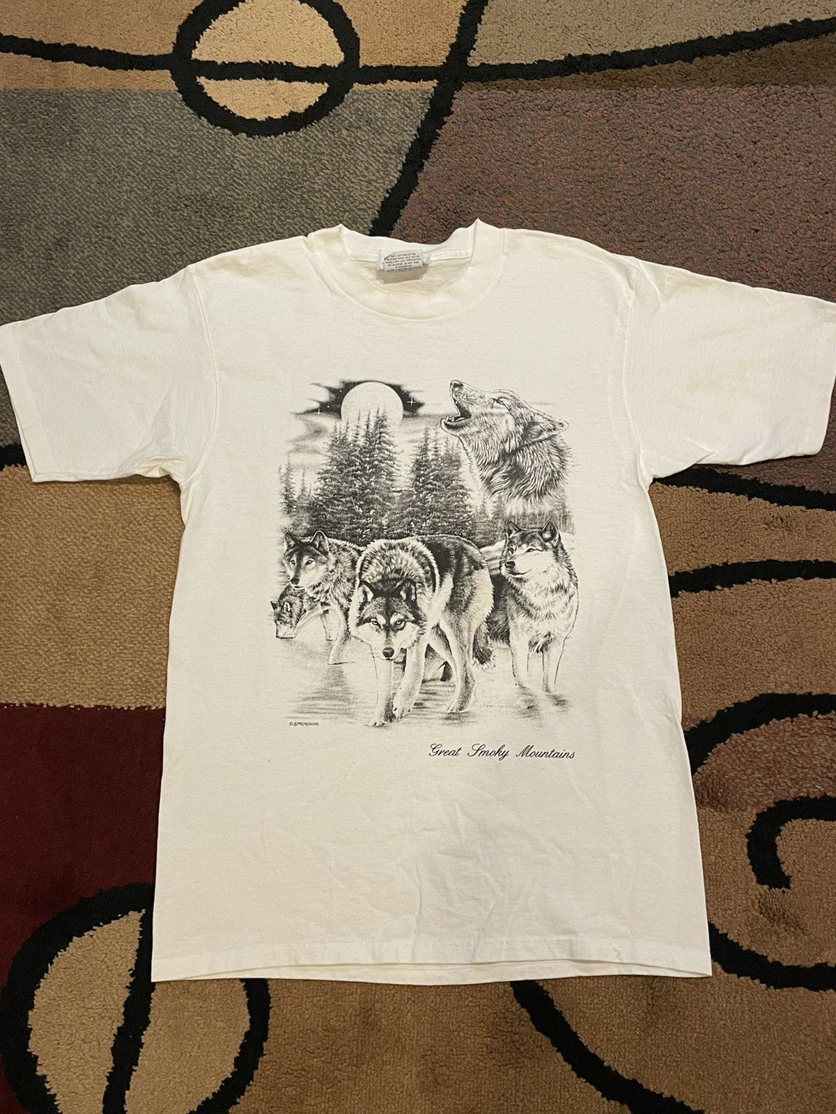 Animal Tee × Native × Vintage Vintage 90’s Wolf T-Shirt | Grailed