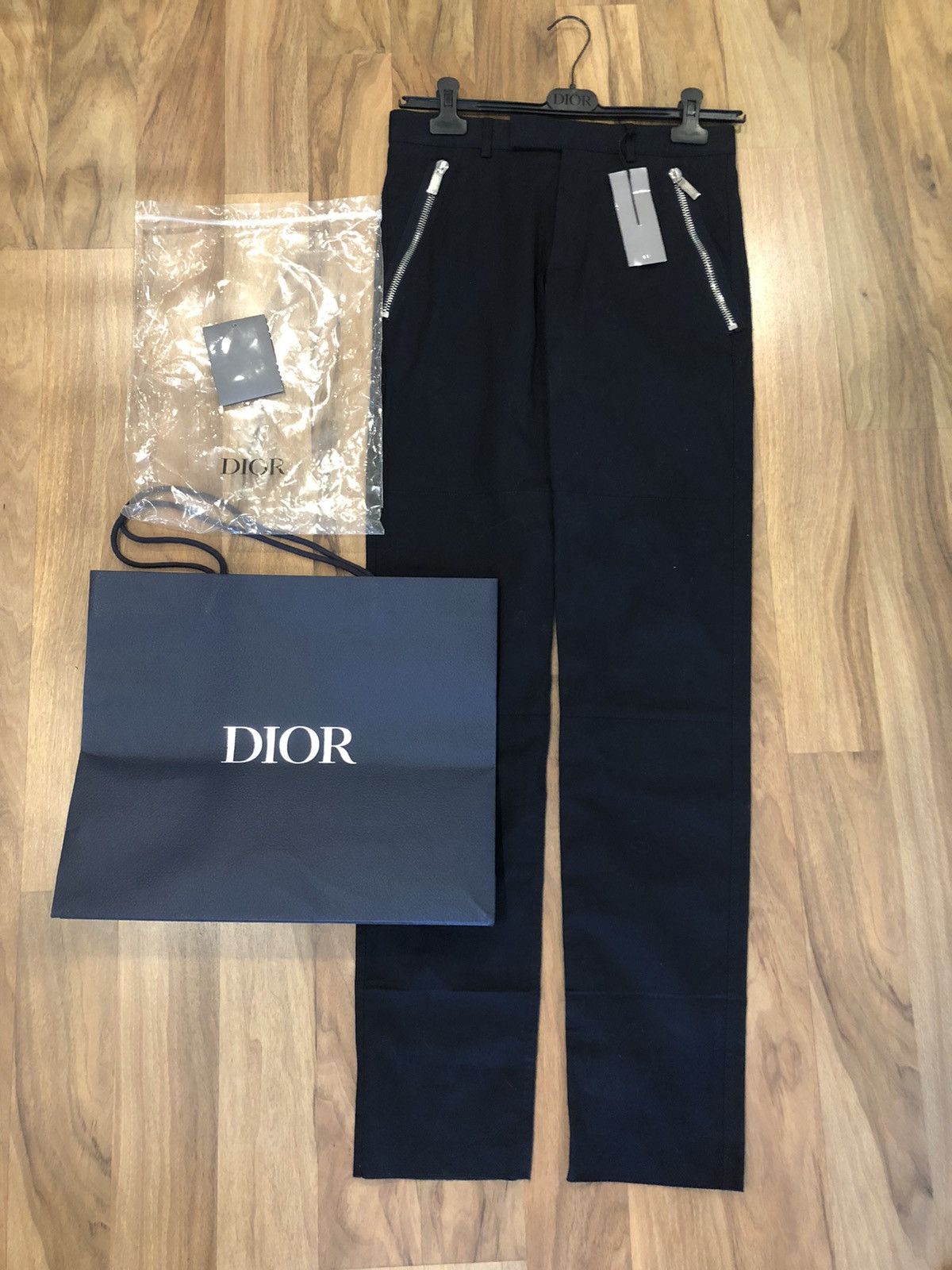 Dior Dior Homme Mens $1350 chino pants navy new 44/us28 Kim jones | Grailed