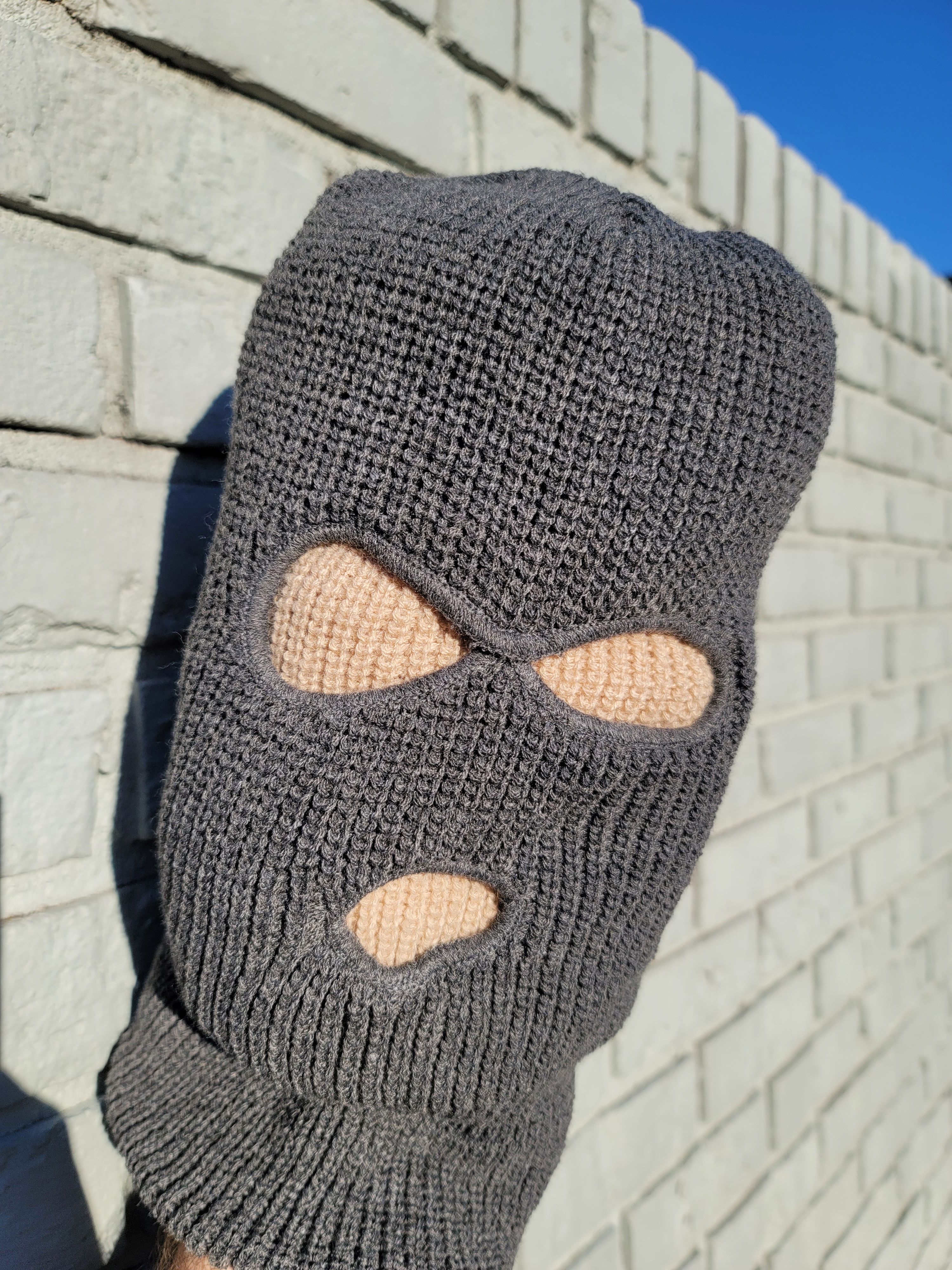Streetwear Grey Ski Mask | Grailed
