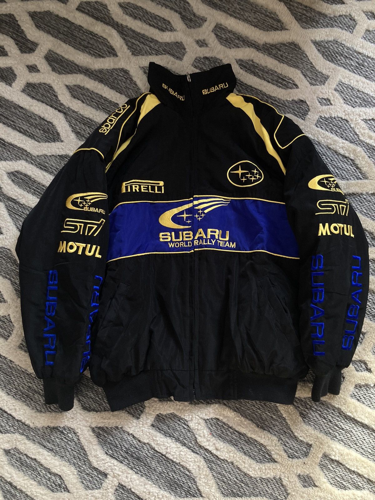 Pirelli × Racing × Vintage Vintage Subaru Racing bomber Jacket | Grailed