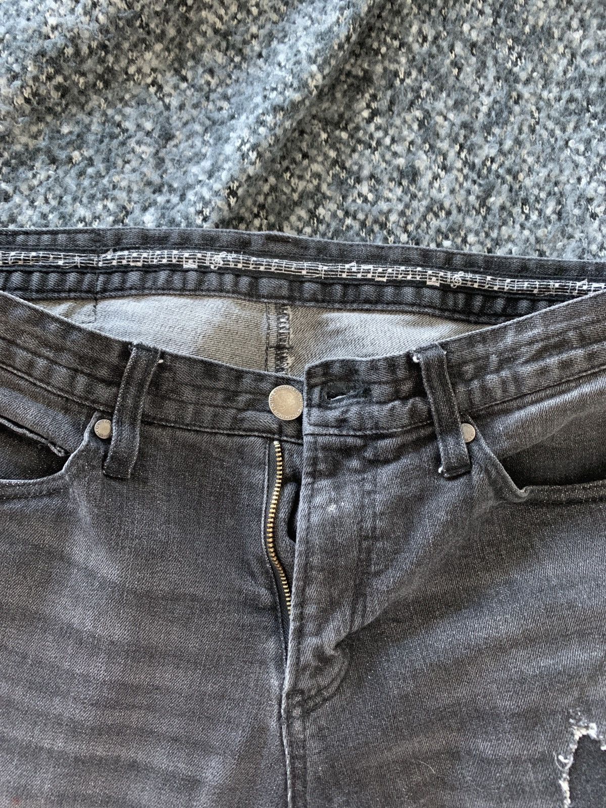 Number (N)ine Number nine dark grey denim | Grailed