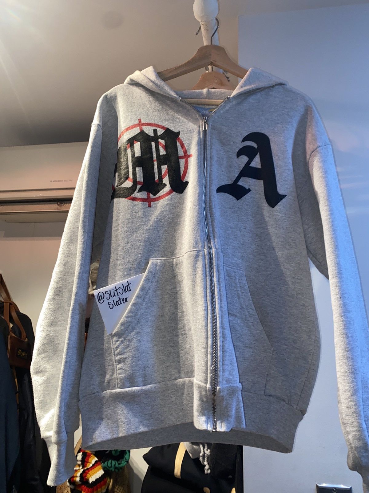 Absent × Menace absent x menace zip up hoodie | Grailed