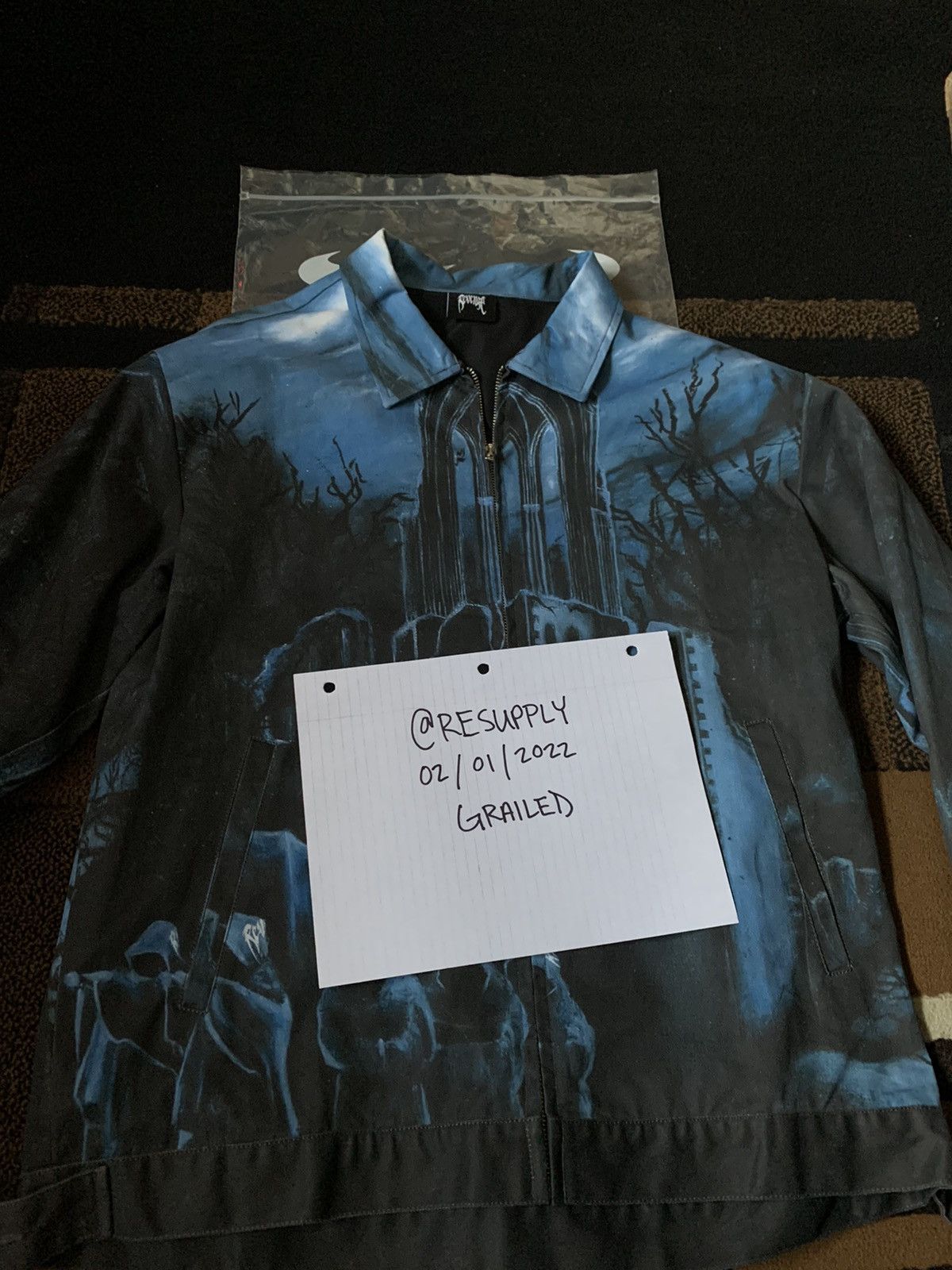 Revenge Revenge “Dark Throne” Work Jacket | Grailed