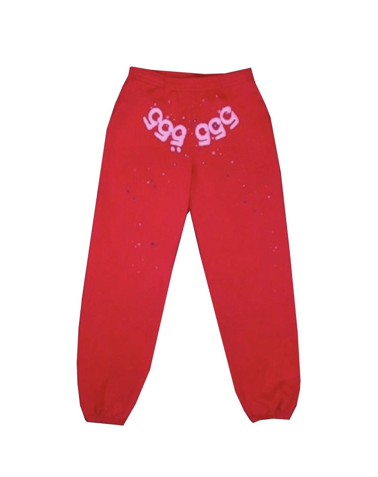 Spider × Young Thug SPIDER RED ANGEL 555 SWEATPANTS | Grailed