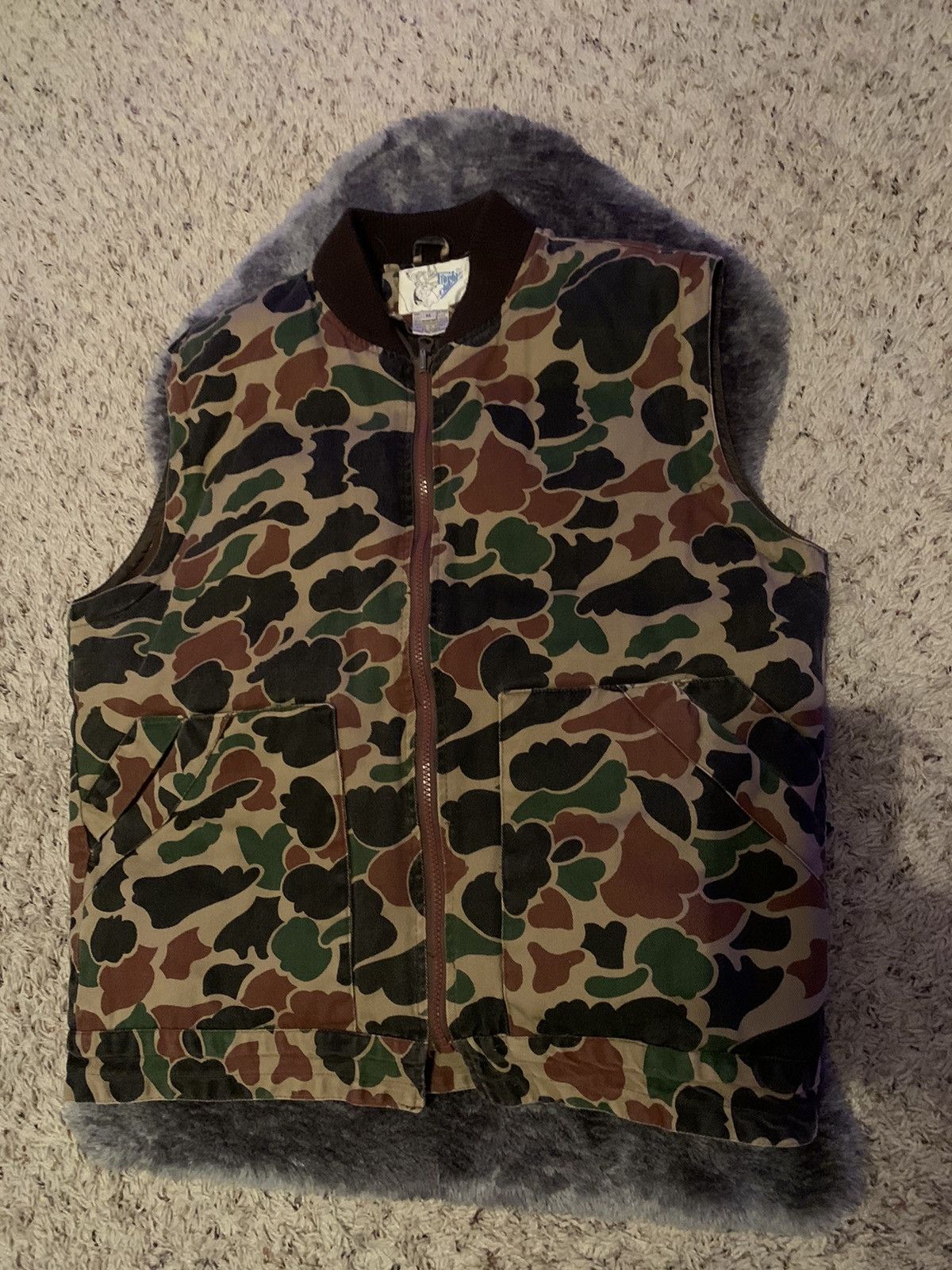 Vintage Vintage Duck Camouflage Reversible Vest | Grailed