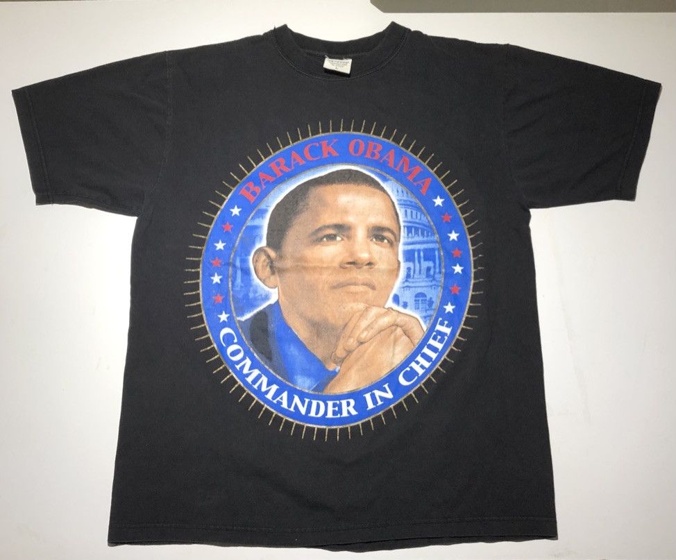 Vintage Vintage Barack Obama 2000's Rare Original Graphic T Shirt | Grailed