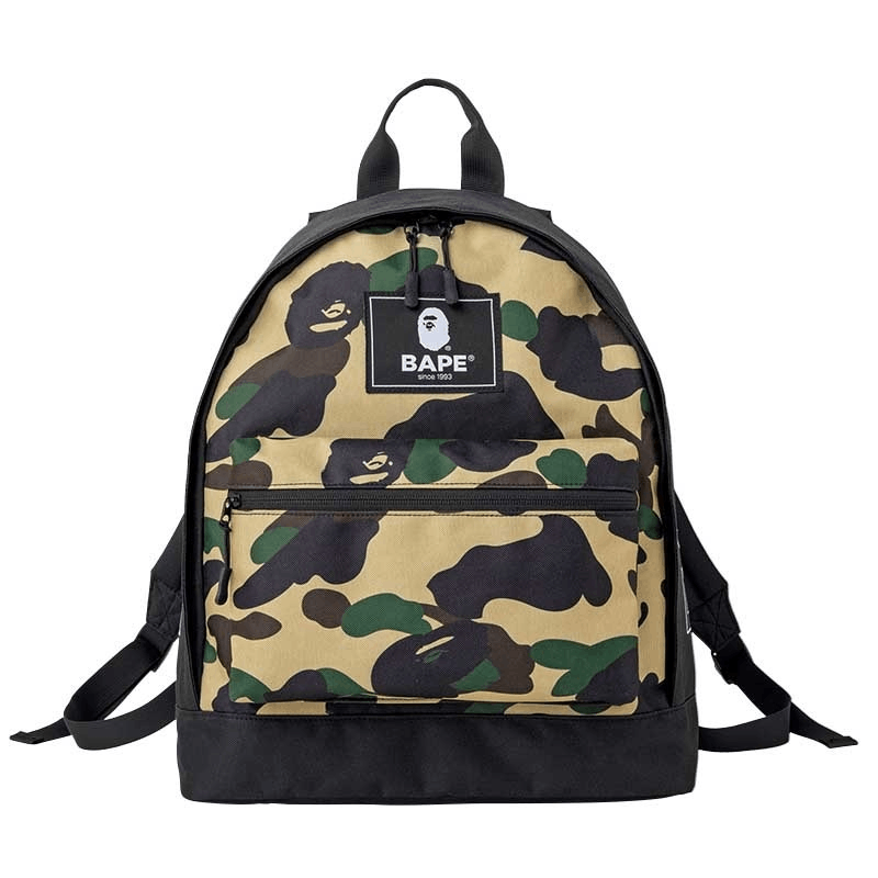Bape BAPE BACKPACK Camo Logo Day Pack Book Bag | Grailed