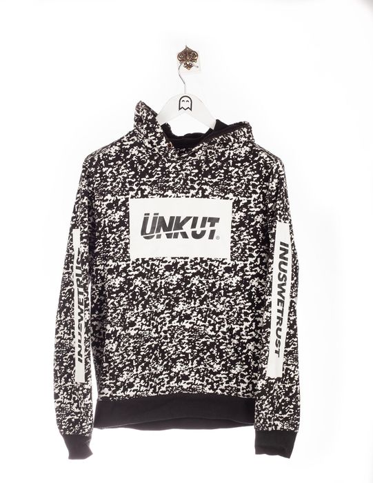 Unkut Vintage ünkut Hoodie Ünkut Logo Print Black/White | Grailed
