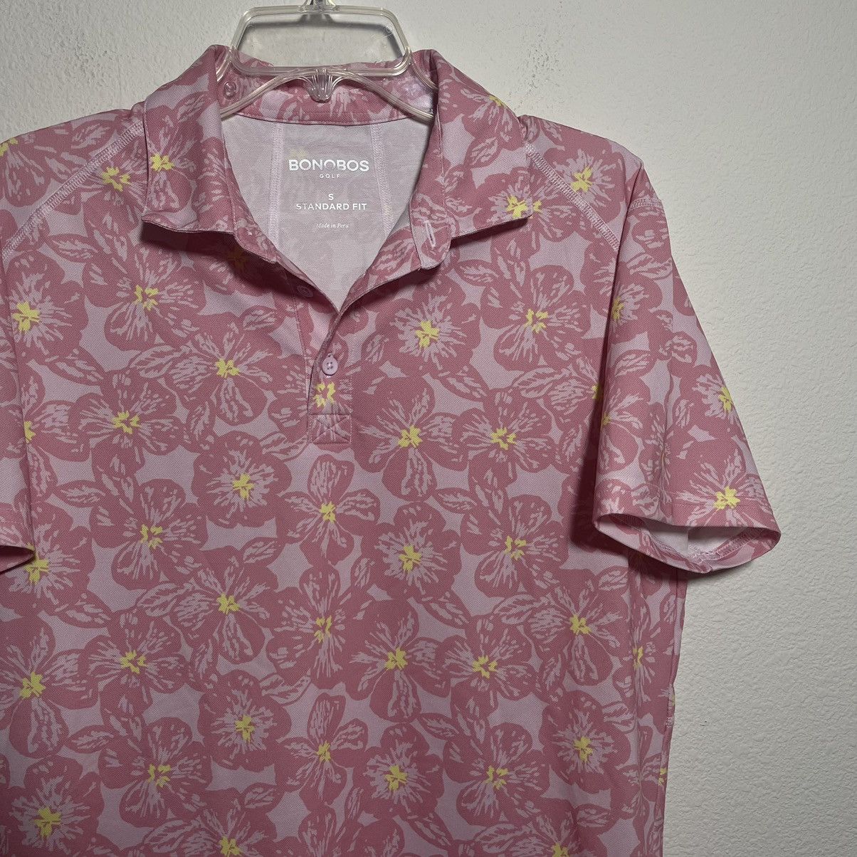 Bonobos Bonobos Golf Floral Stretch Short Sleeve Polo Shirt | Grailed