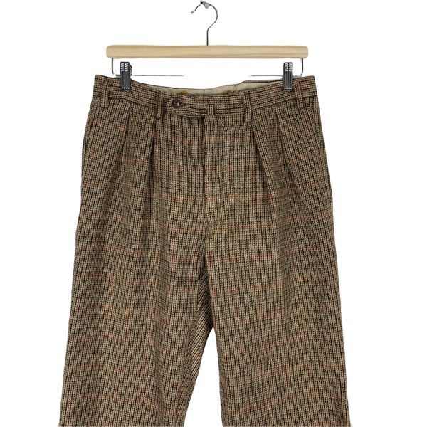 Vintage 🌟PAUL STUART PLAIDS WOVEN WOOL PANTS | Grailed