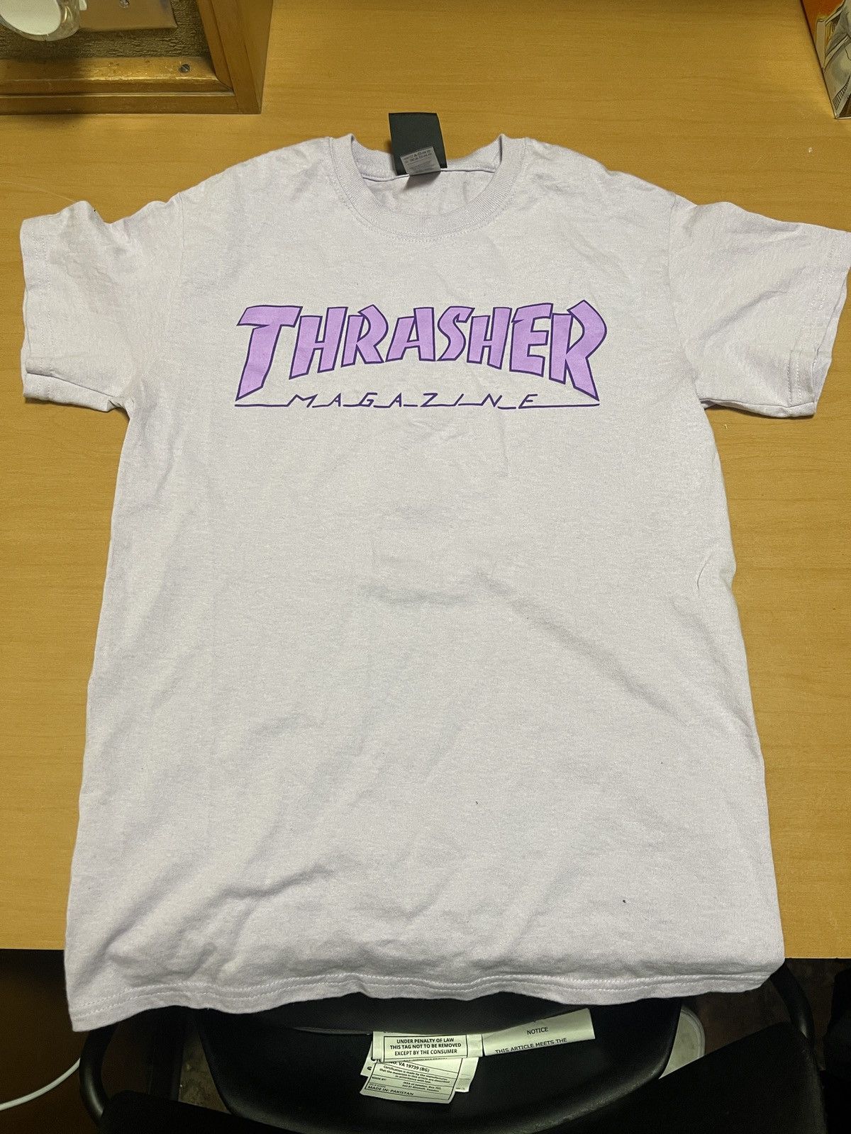 Thrasher Purple Thrasher Logo Tee | Grailed