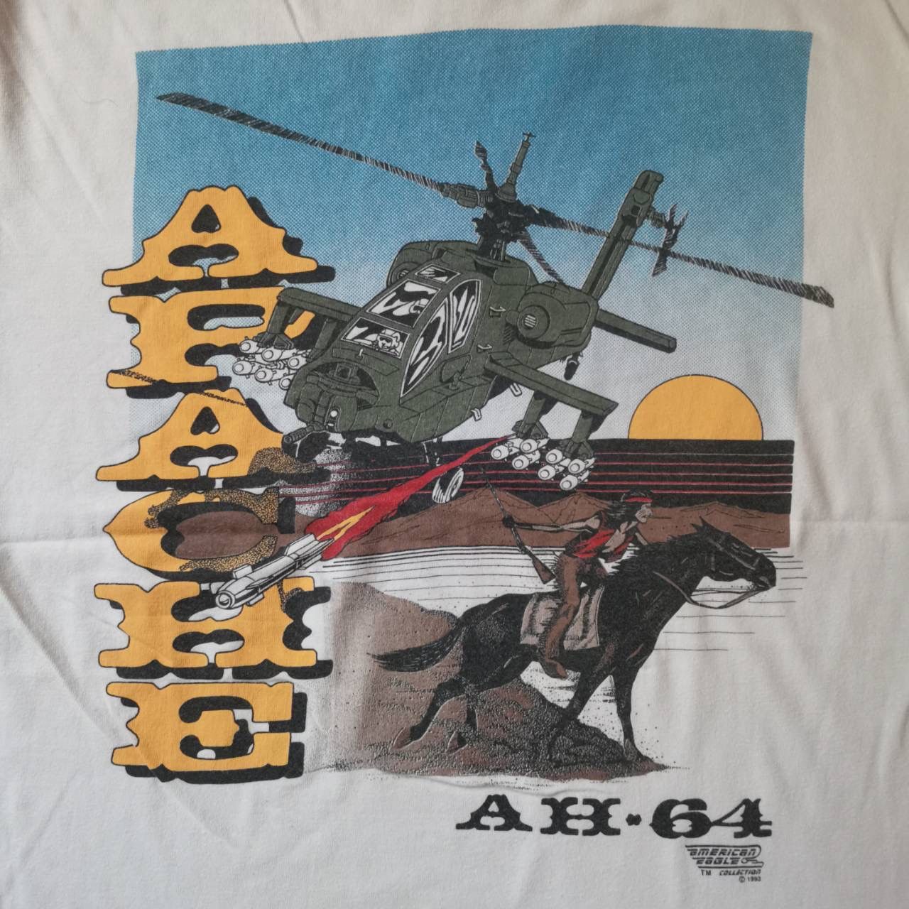 Made In Usa × Vintage Vintage Apache tee 1993’s | Grailed