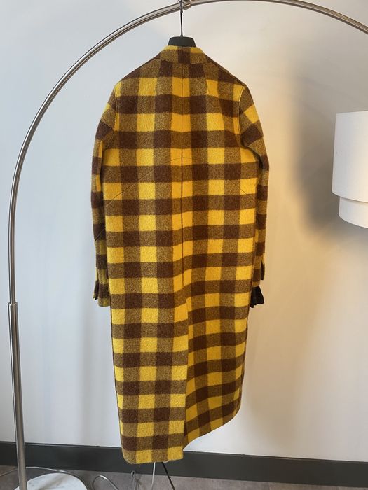 Rick Owens Raisin Plaid museum coat | Grailed