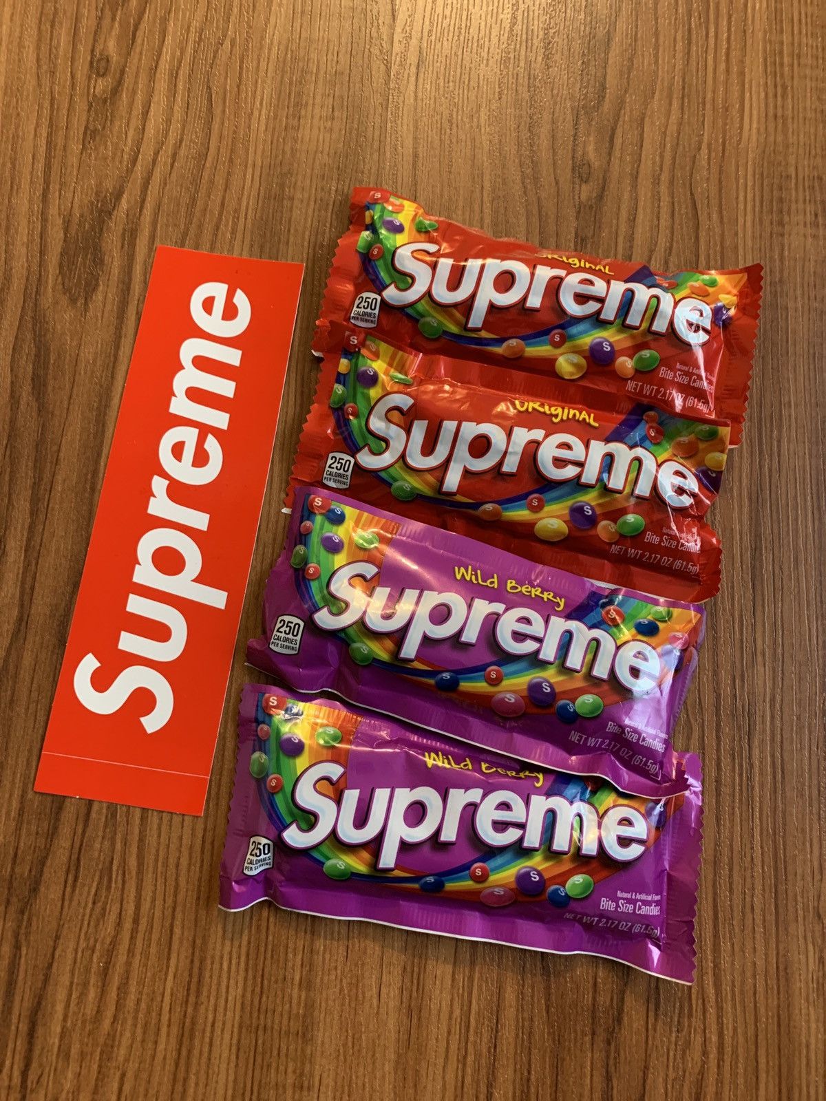 Supreme Skittles Supreme 4 Packs | Grailed