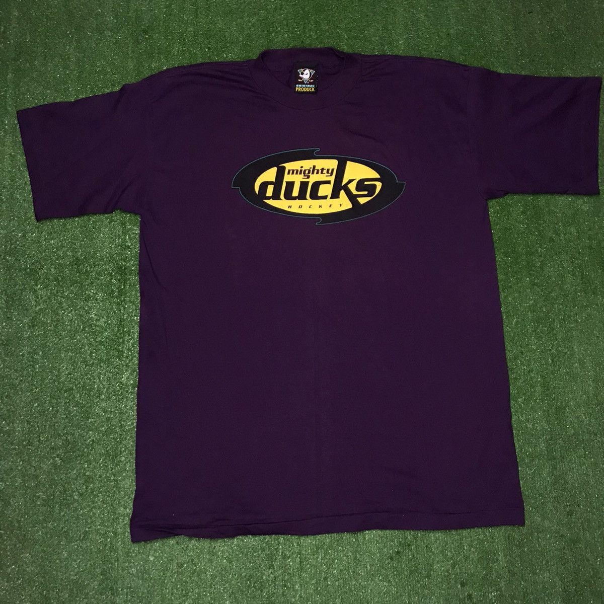 NHL × The Mighty Ducks × Vintage MIGHTY DUCKS ANAHEIM SALEM LOGO 90s ...