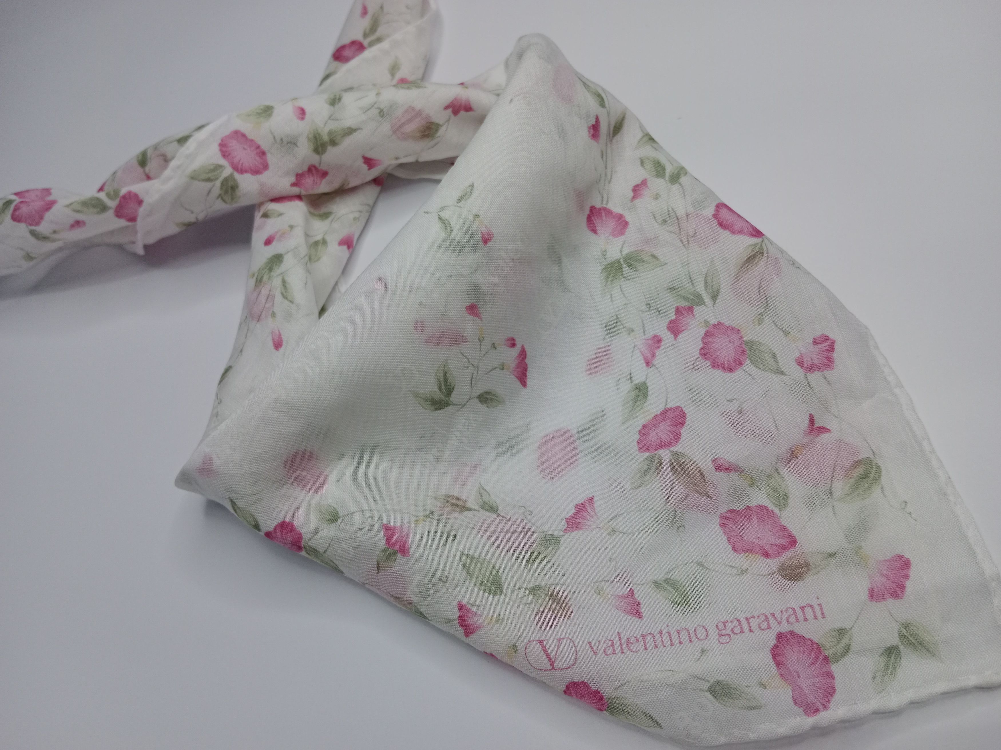 Italian Designers × Valentino valentino garavani floral handkerchief ...