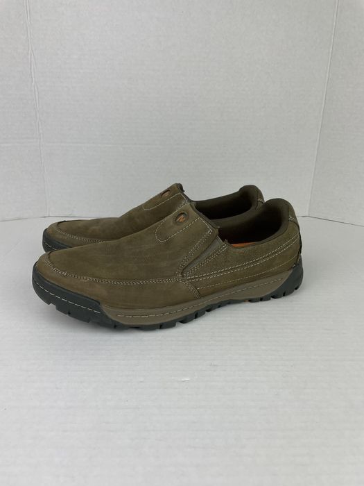 Merrell Merrell Traveler Canteen Brown Leather Slip On Shoes Comfort ...