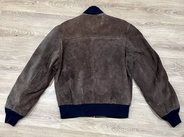 Schott Schott N.Y.C Suede leather bomber jacket | Grailed