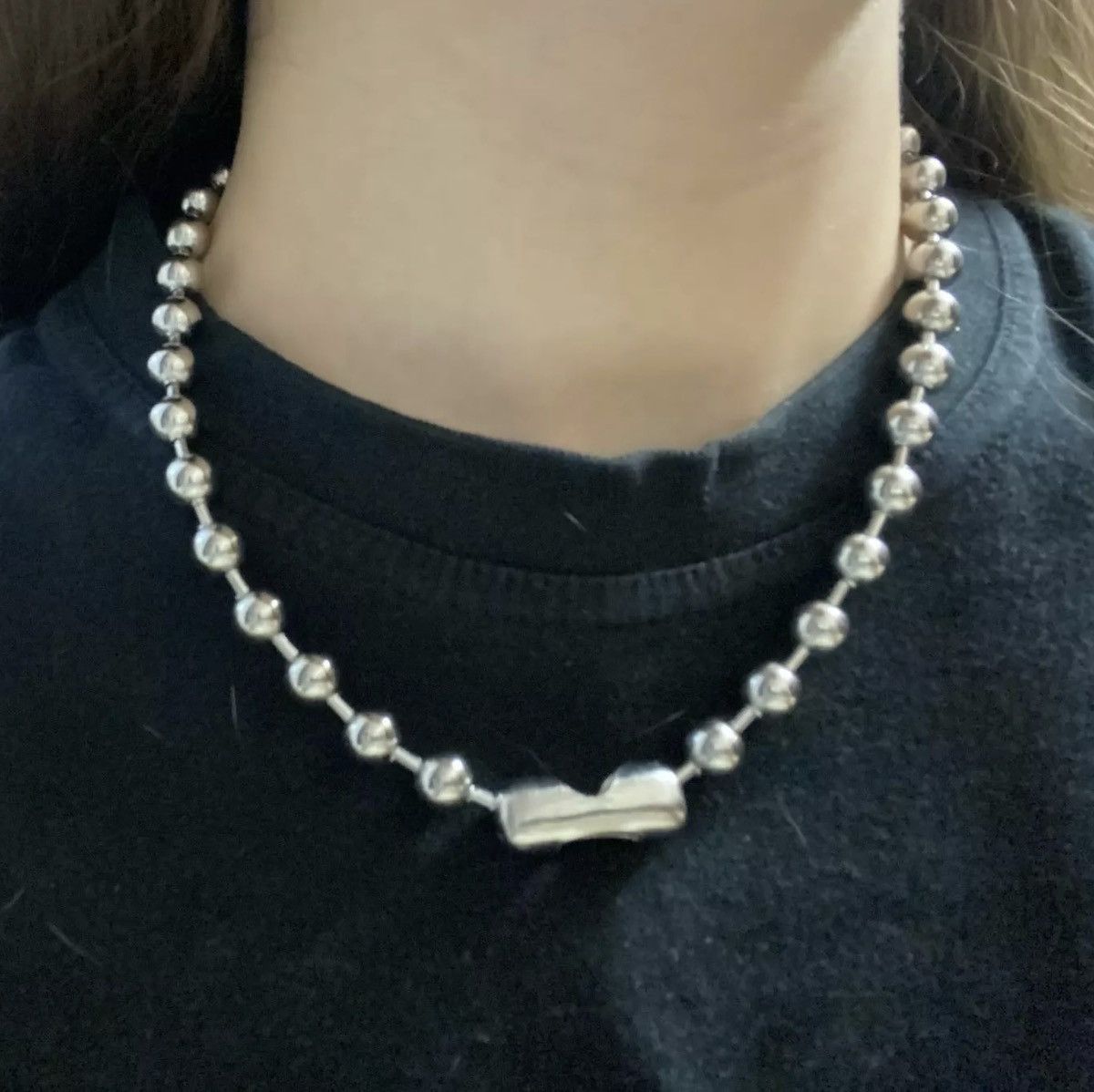 Chain × Jewelry × Streetwear Big ball chain necklace | Grailed
