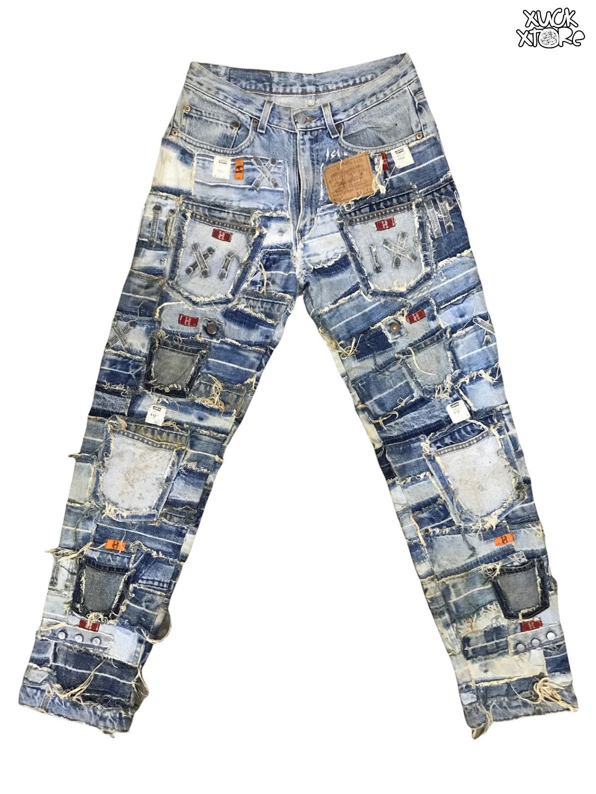 Levi's Made & Crafted Distressed Levi’s Custom Patches Levi’s 505 ...