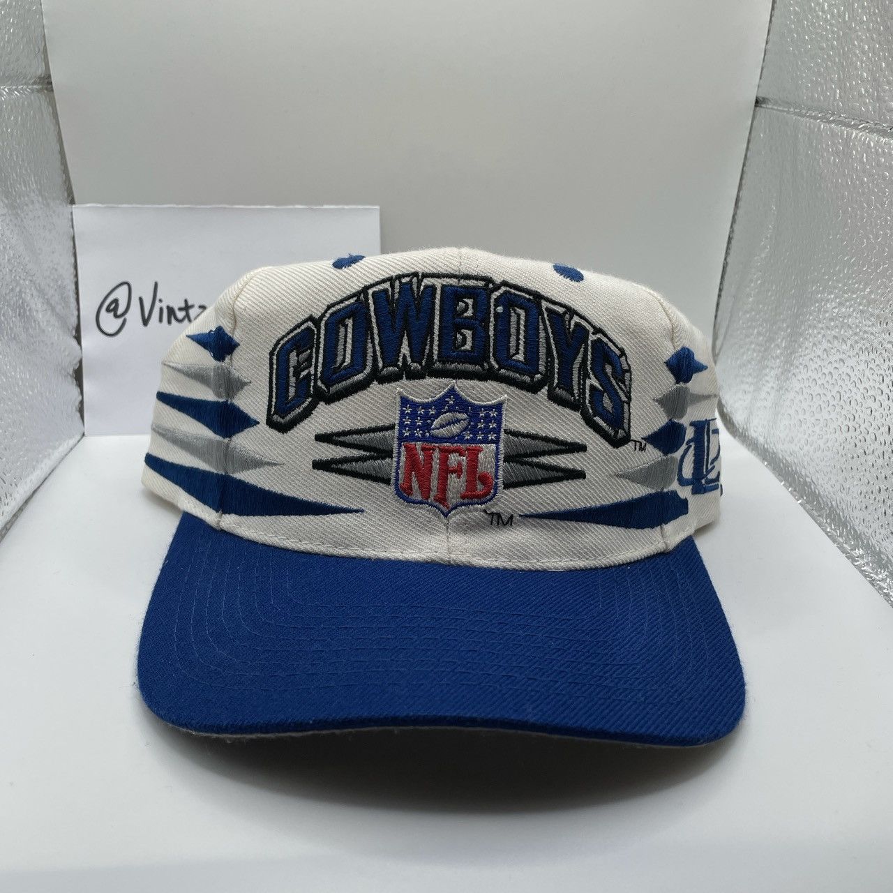 Logo Athletic × NFL × Snap Back Vintage Dallas cowboys block diamond ...