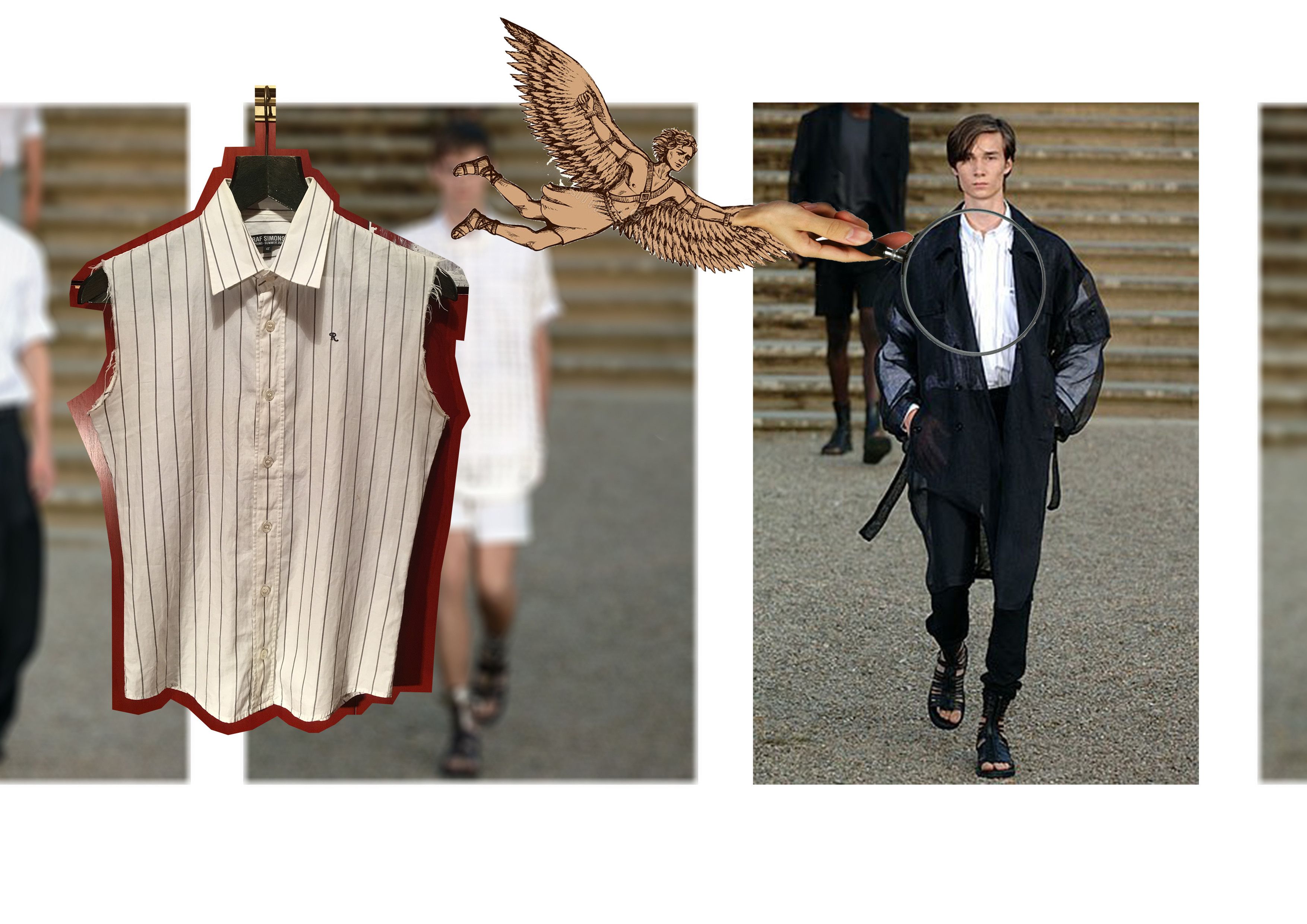 Raf Simons SS06 Raf Simons sleeveless dress shirt | Grailed