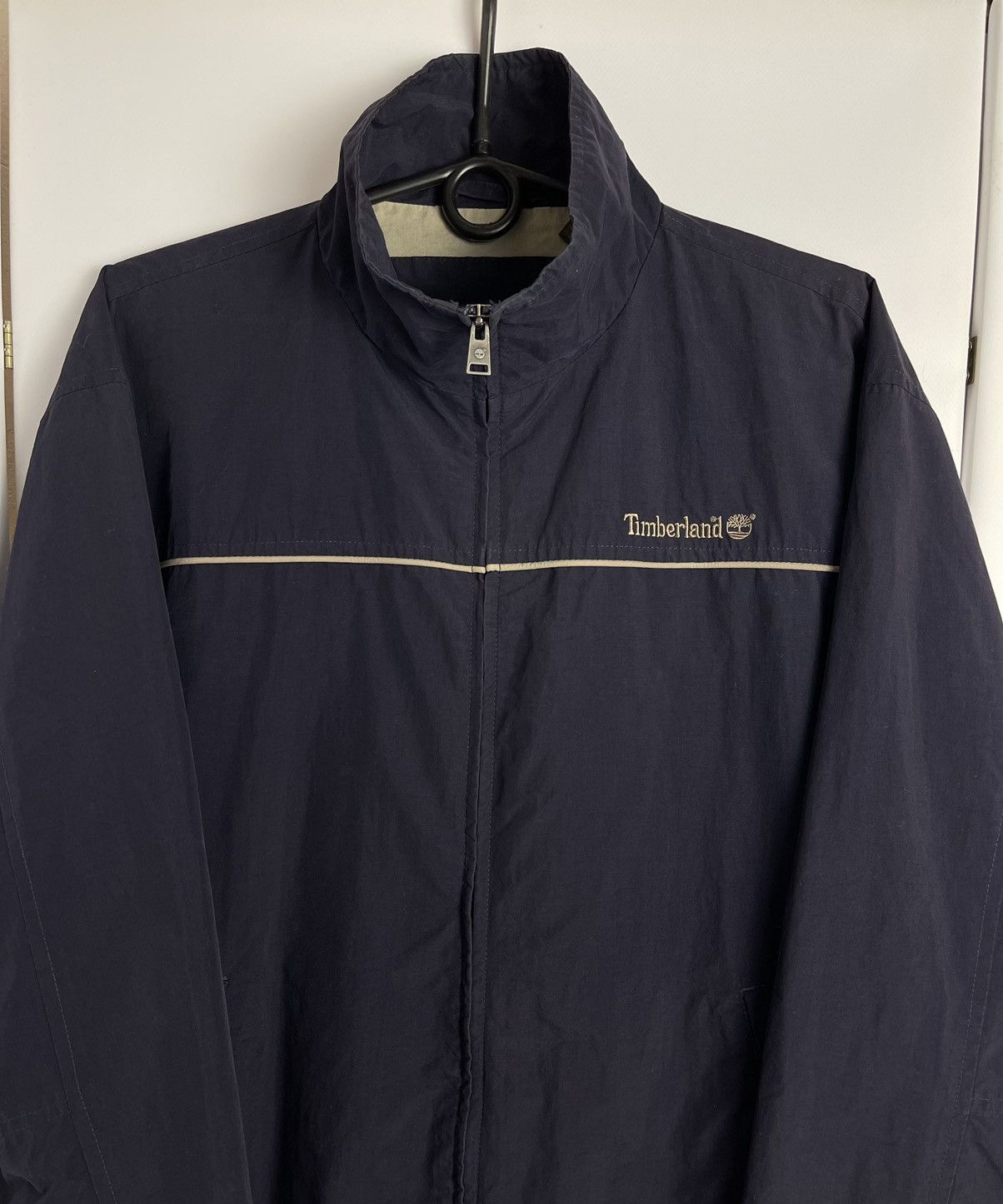 Streetwear × Timberland × Vintage Timberland vintage light jacket navy ...