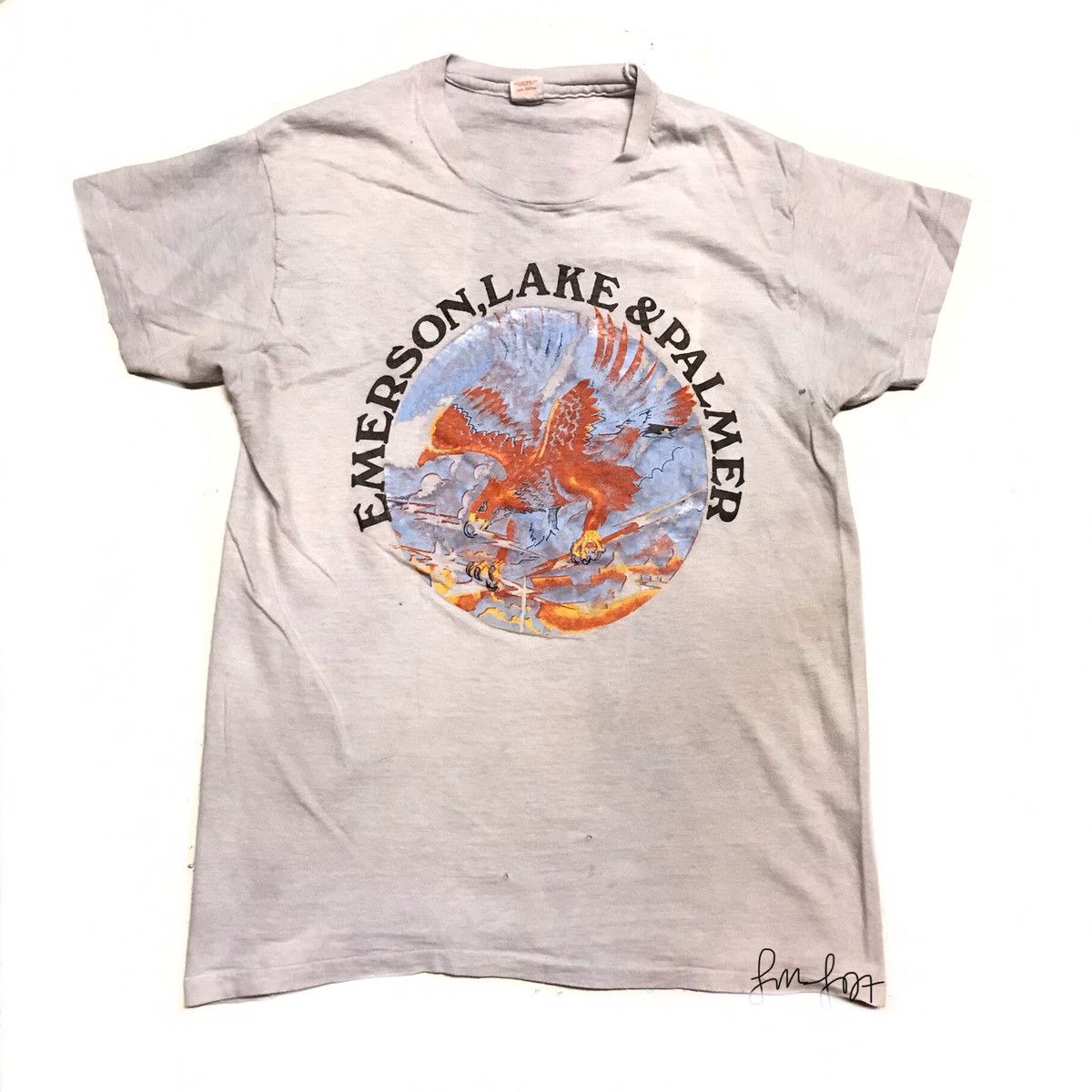 Band Tees × Rock Band × Vintage 70s vintage Emerson Lake and Palmer ELP ...