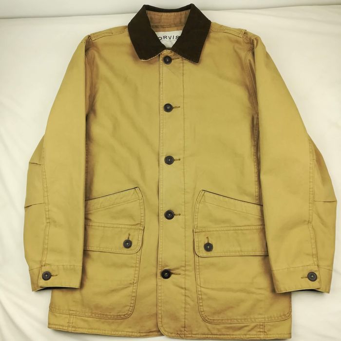 Orvis Orvis Cotton Corduroy Collar Quilted Barn Chore Jacket | Grailed