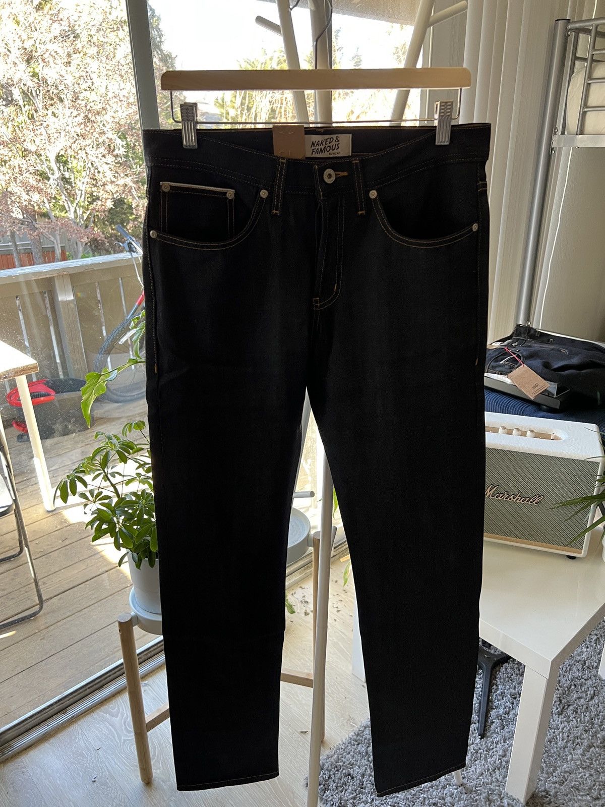 Naked & Famous Naked & Famous Karui Stretch Selvedge Weird Guy Fit | Grailed