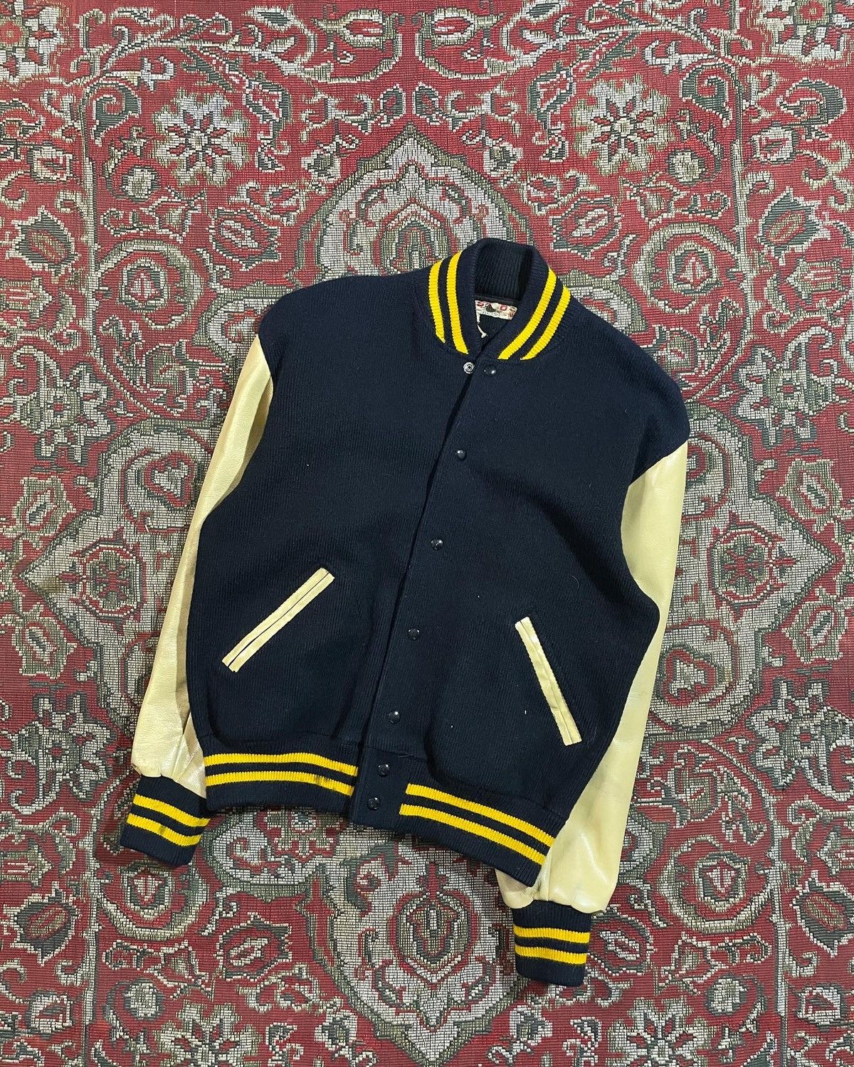 Bomber Jacket × Varsity Jacket × Vintage VINTAGE 60s VARSITY JACKET ...