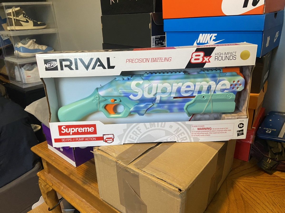 Supreme Supreme Nerf Rival Takedown Blaster Blue | Grailed