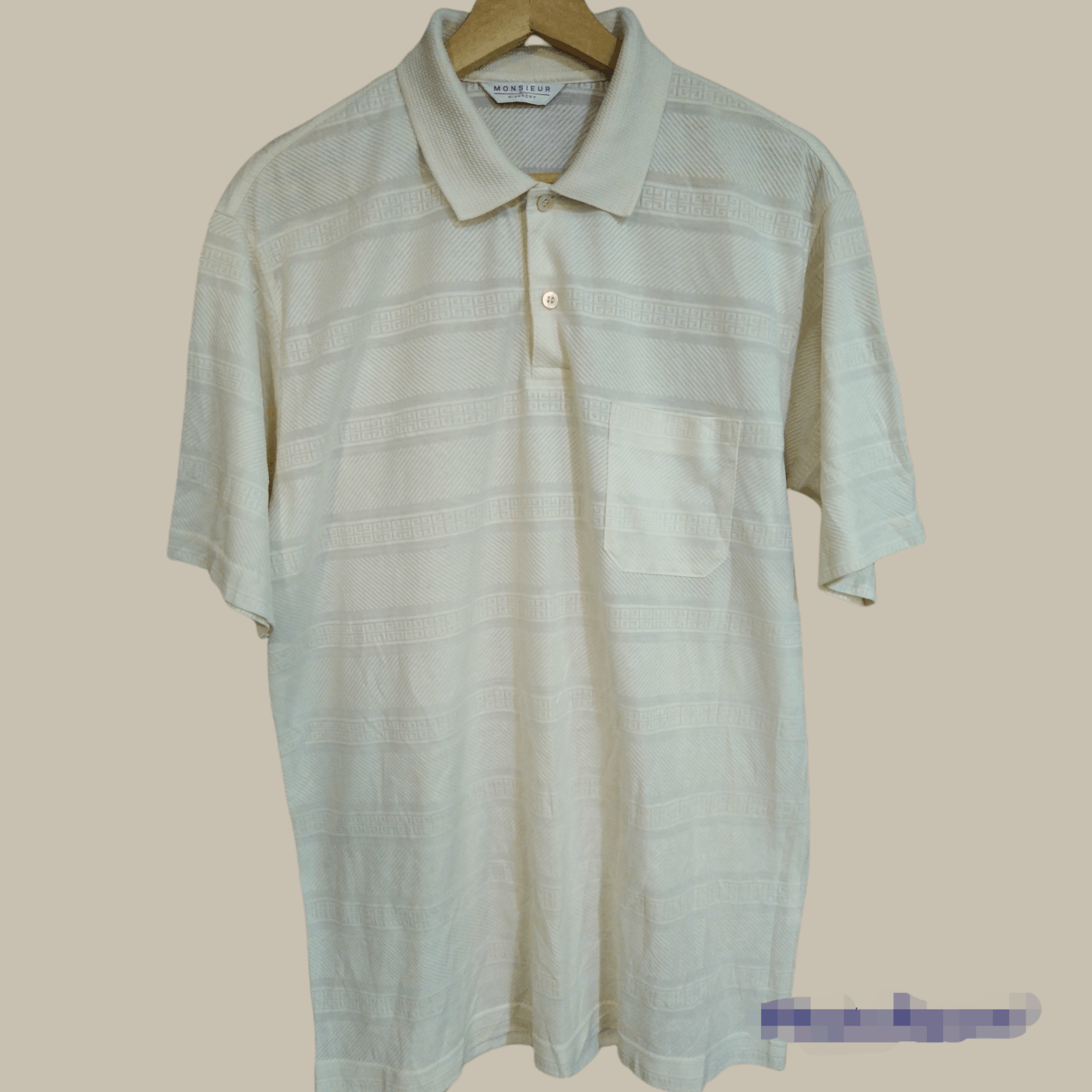 Givenchy VINTAGE GIVENCHY MONOGRAM POLO SHIRTS | Grailed