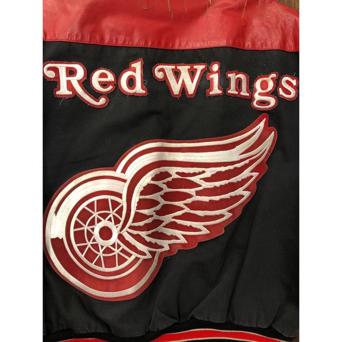 NHL 1980s Jeff Hamilton Detroit Red Wings Leather Jacket | Grailed