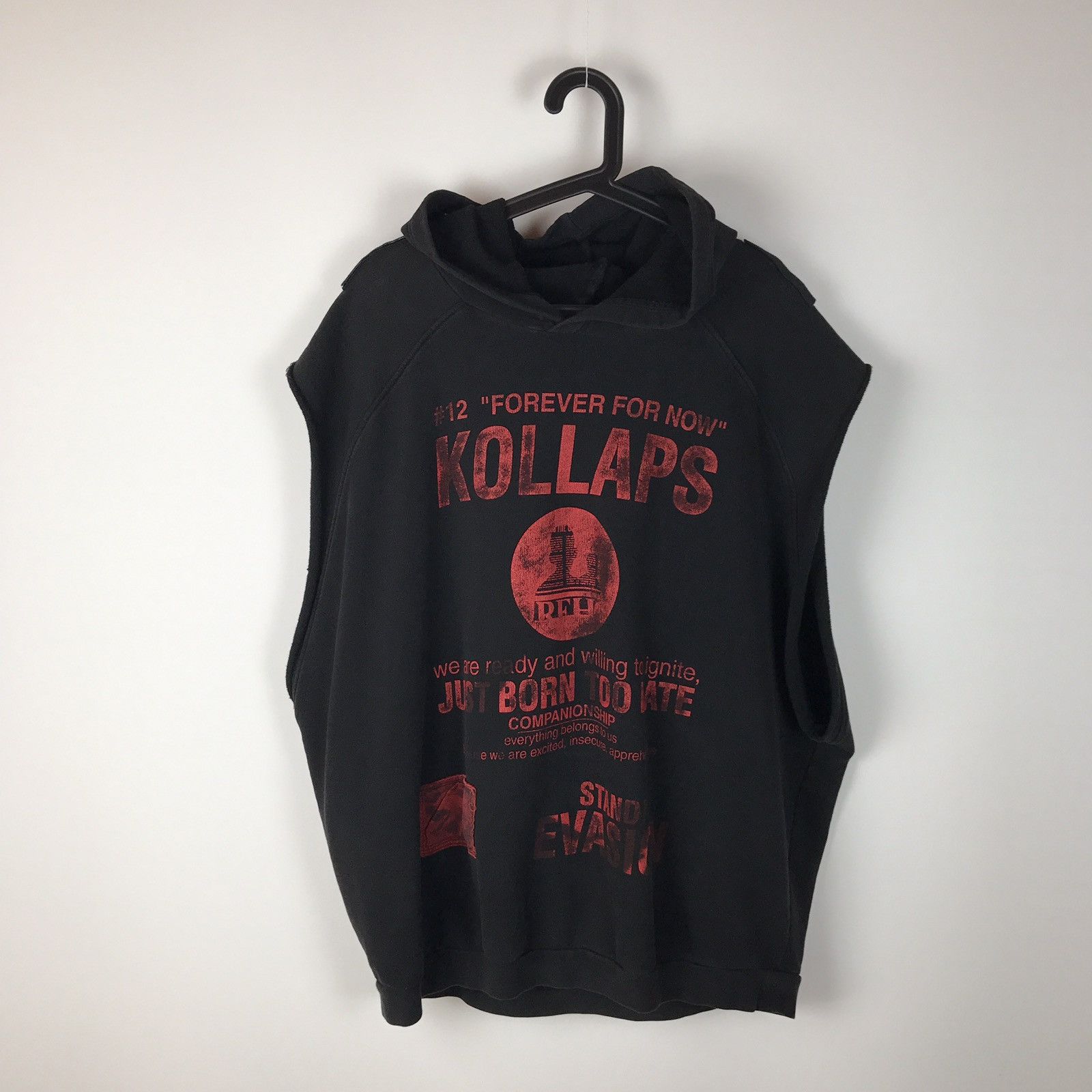 Raf Simons Raf Simons Kollaps Hoodie | Grailed