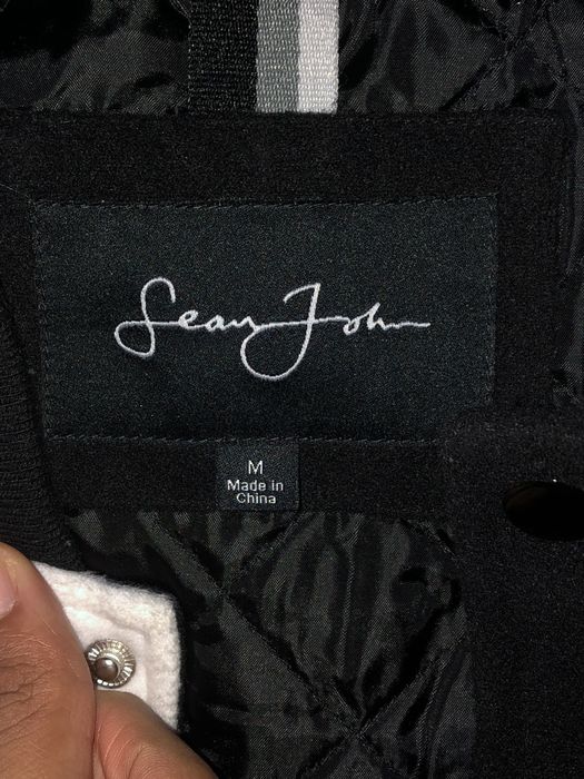 Sean John Sean Jean Leather Varsity Jacket | Grailed