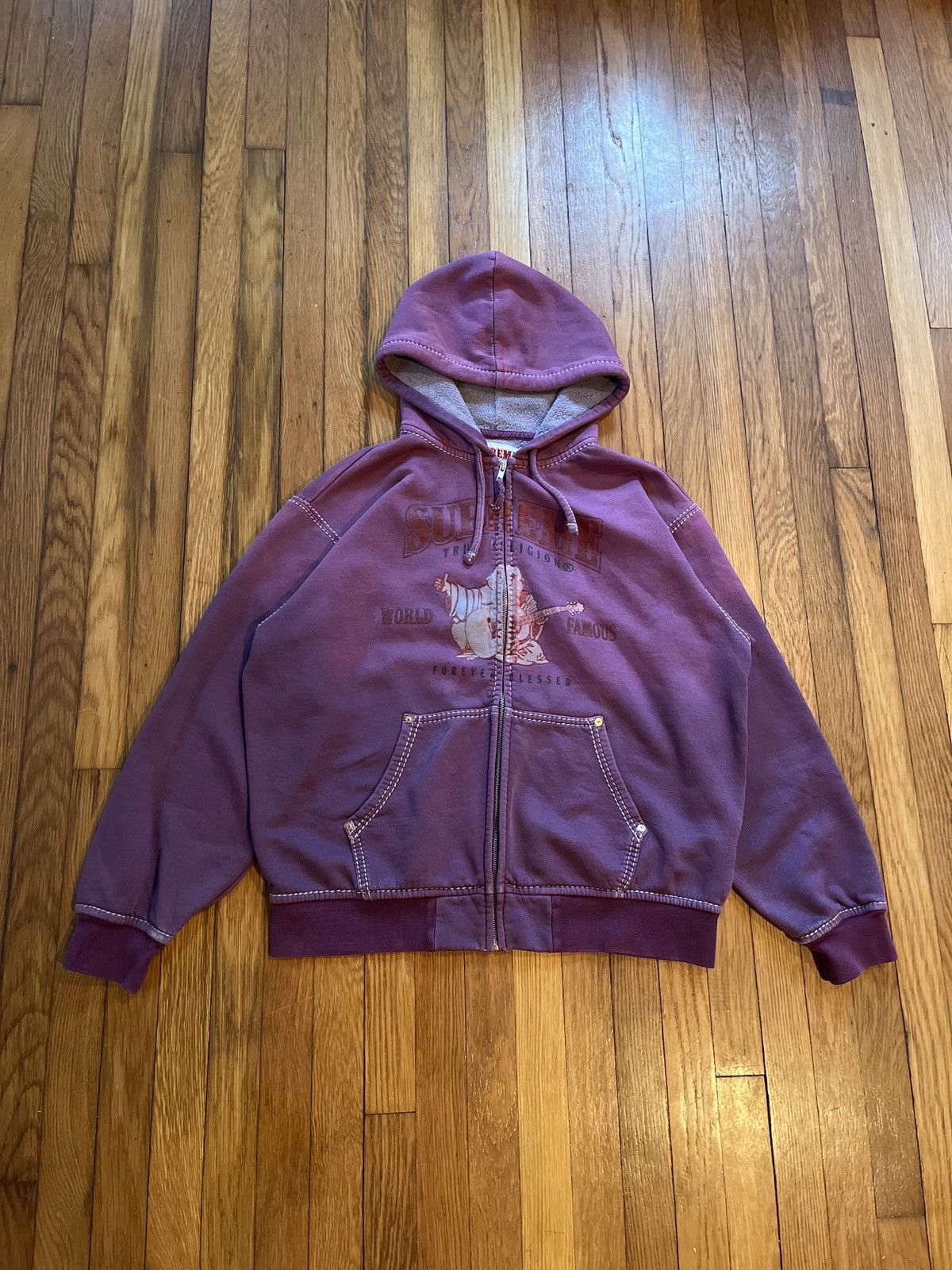 Supreme × True Religion Supreme x True Religion Zip Up Hoodie + beanie ...