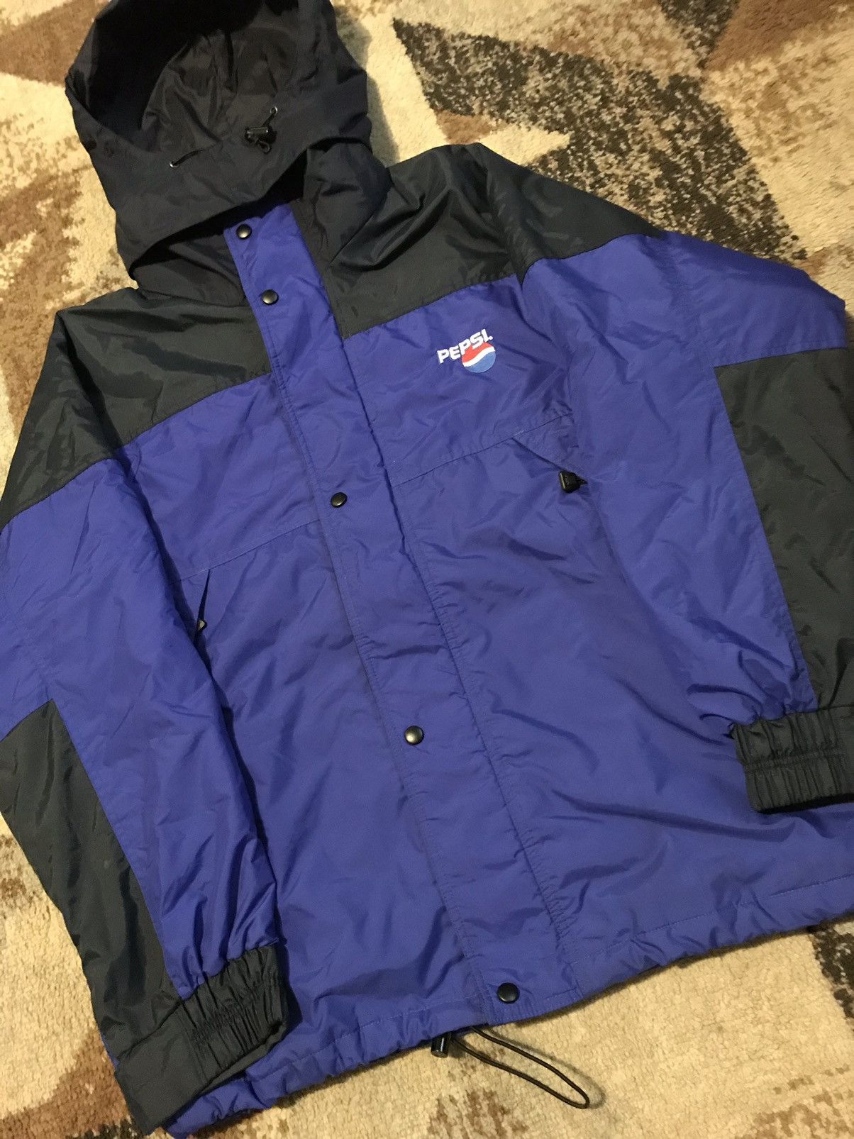 Pepsi × Vintage Vintage 90’s Pepsi Cola Embroidered Logo Coat Jacket ...