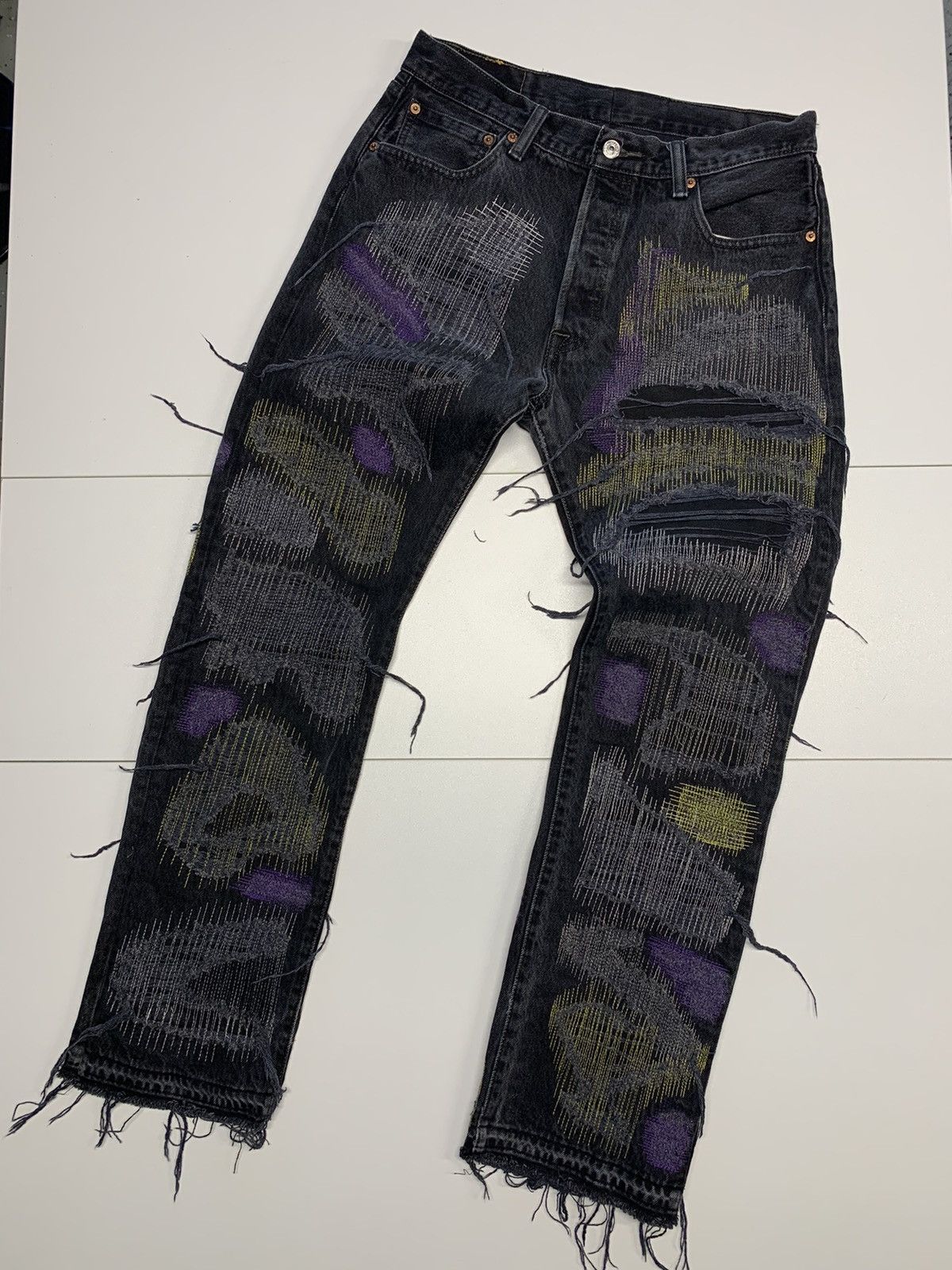 Custom Scab denim | Grailed