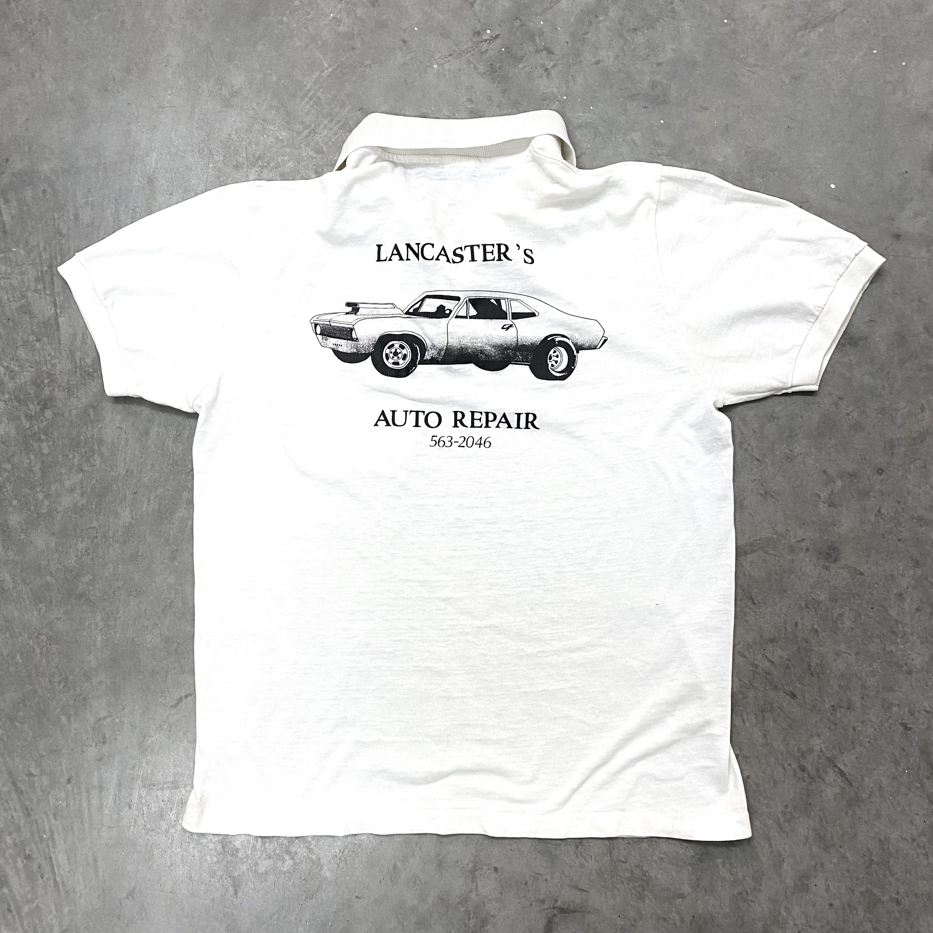 Streetwear × Vintage VTG 70s 80s Auto Repair Garage Graphic Polo Shirt ...