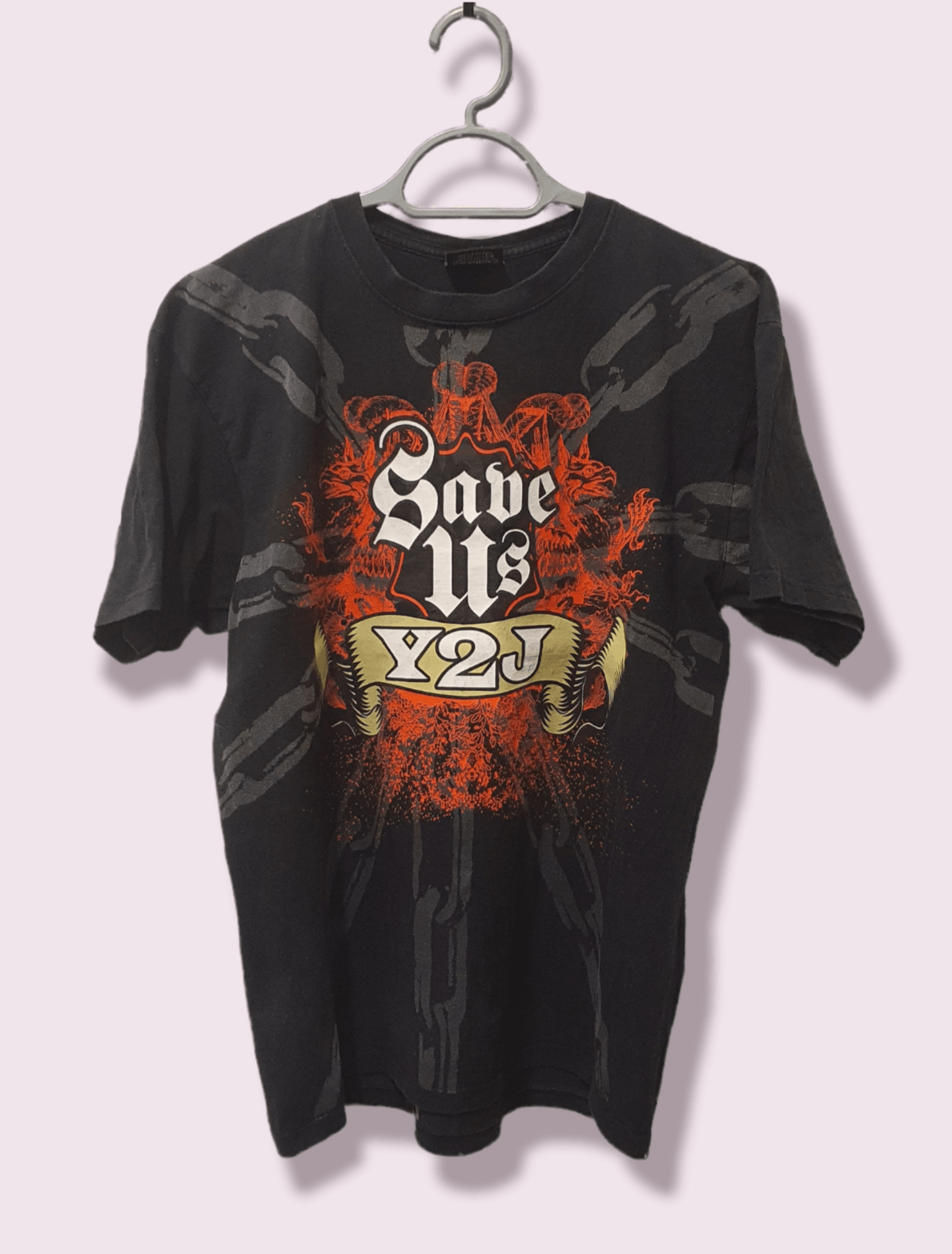 Vintage Vintage 00s y2k wwe save us y2j Chris Jericho tee | Grailed