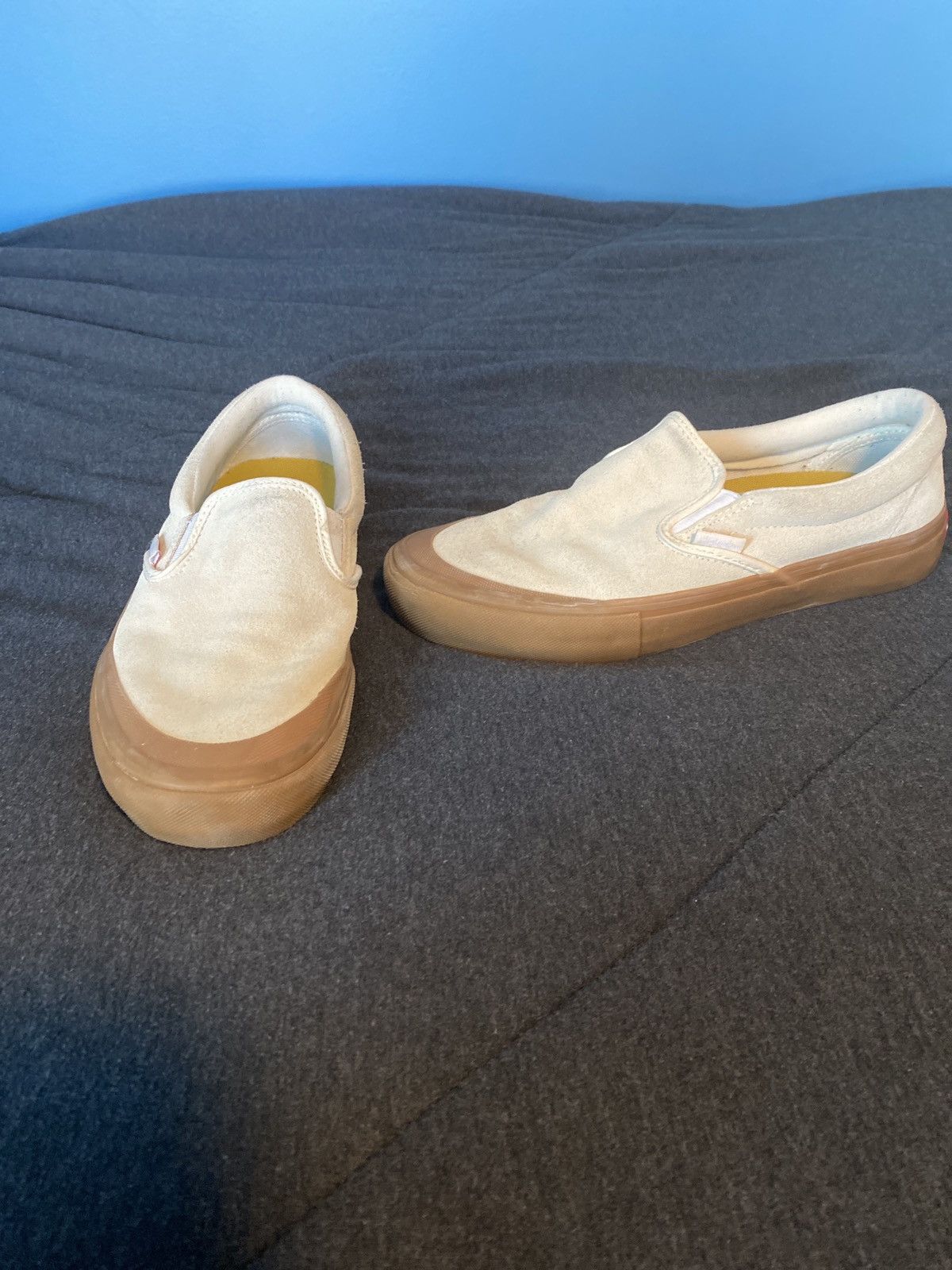 Vans CREAM/ GUM color Pro vans. | Grailed