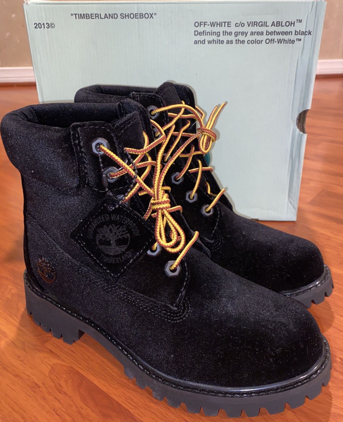 Off-White × Timberland Off - White X Timberland Wmms 6 Inch Boot ‘Black ...