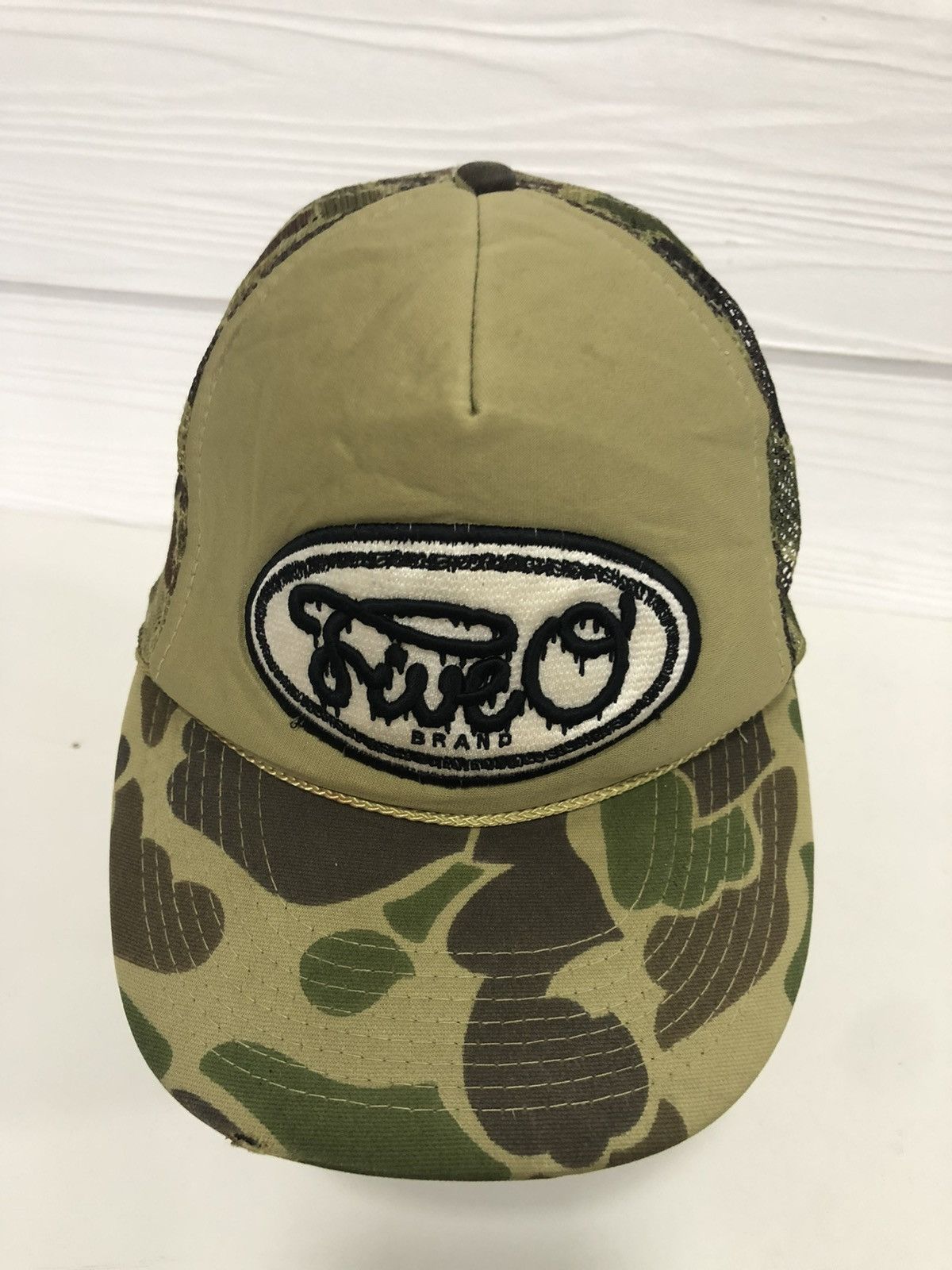 Japanese Brand × Otto Five O Duppies by Otto camo trucker cap | Grailed