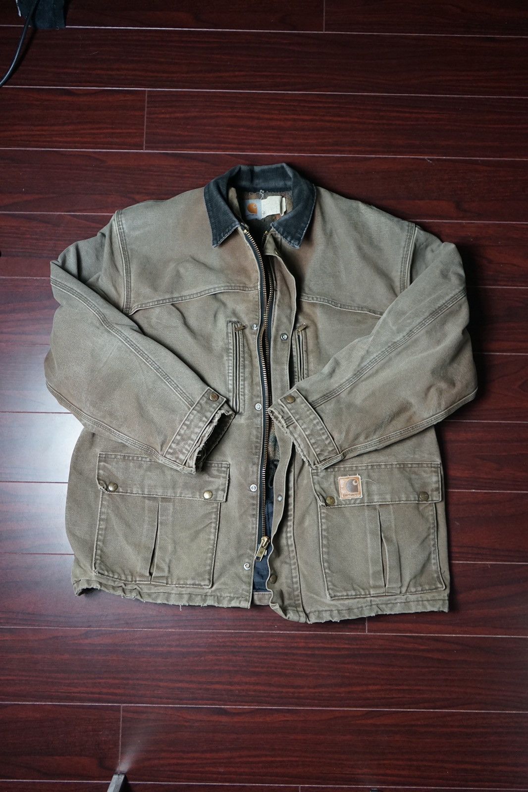 Vintage 90’s Carhartt Blanket lined Rancher Jacket (Made in USA) | Grailed